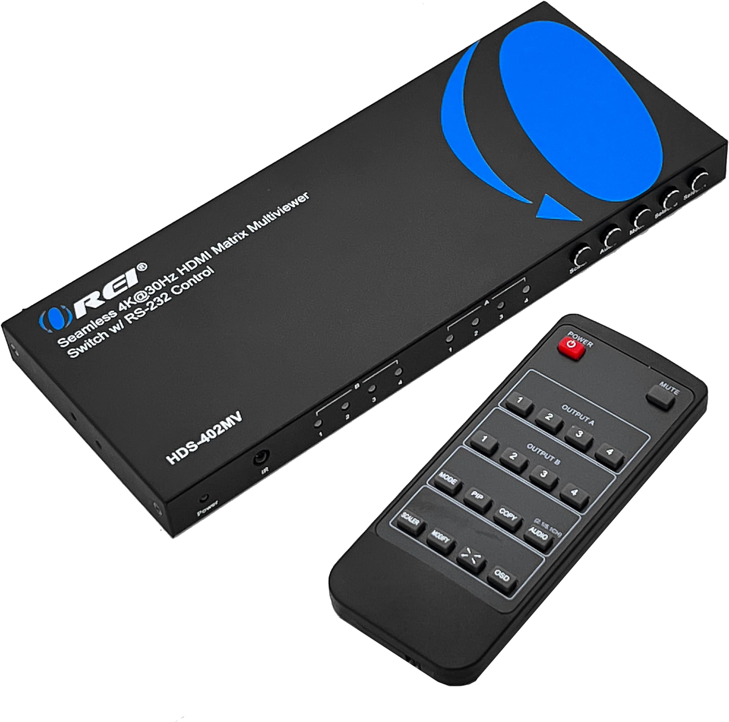 Amazon.com: OREI 4K Multi HDMI Viewer Quad 4 in 2 Out, Matrix Switcher ...