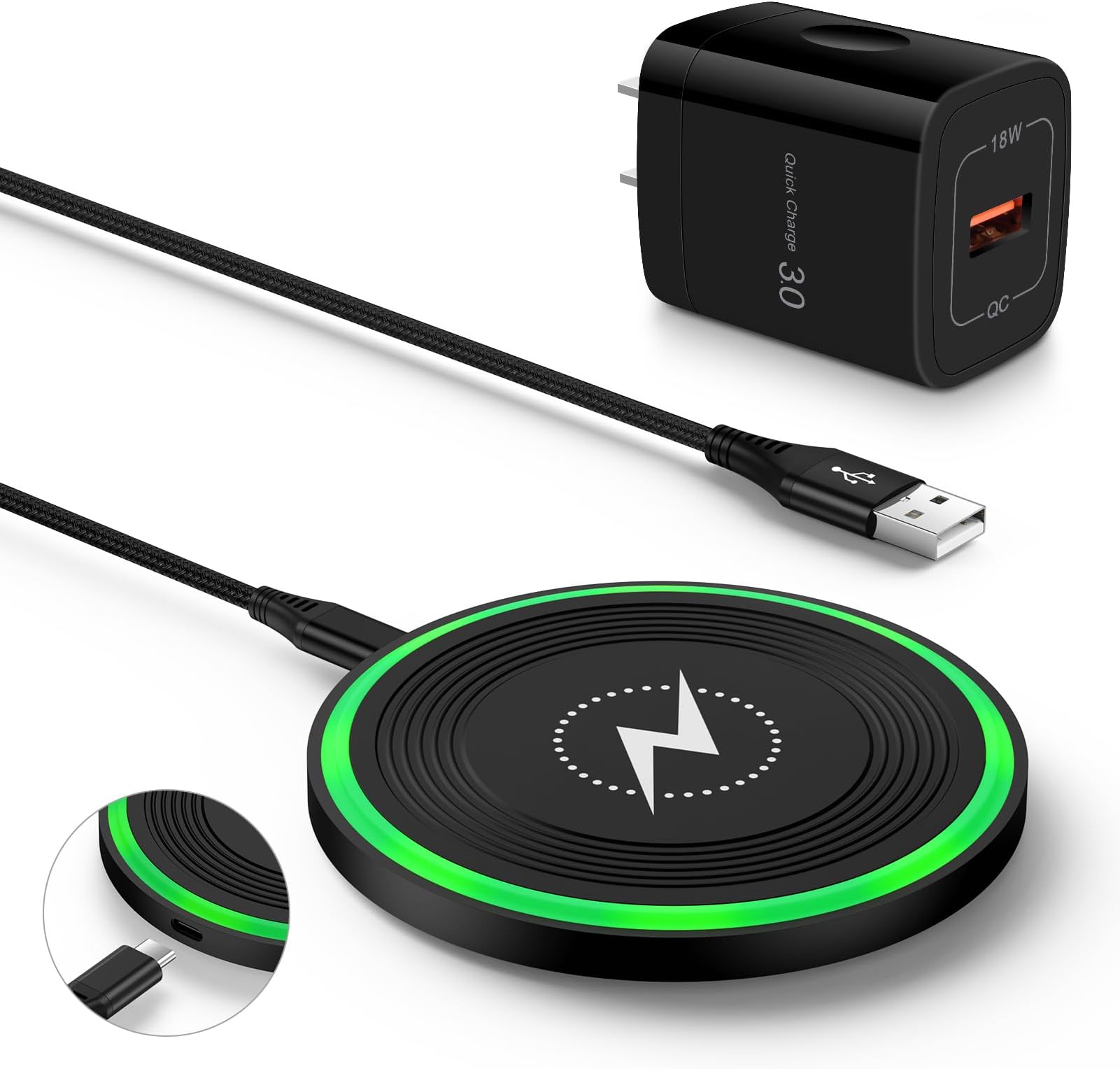 Amazon.com: Wireless Charger Fast Charging Pad for Moto Razr/Edge 2024 ...