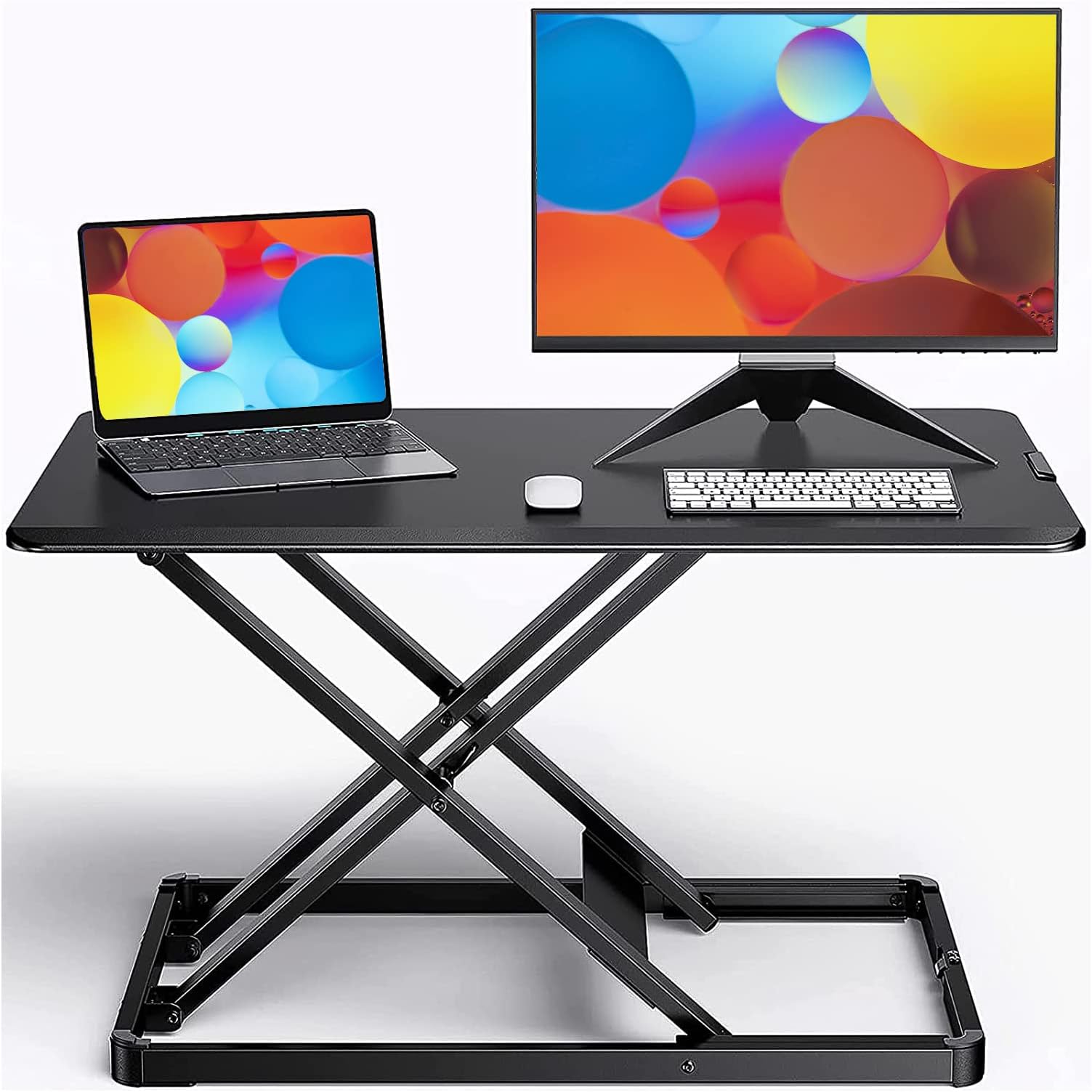 Amazon.com: ErGear Standing Desk Converter Height Adjustable Stand Up ...