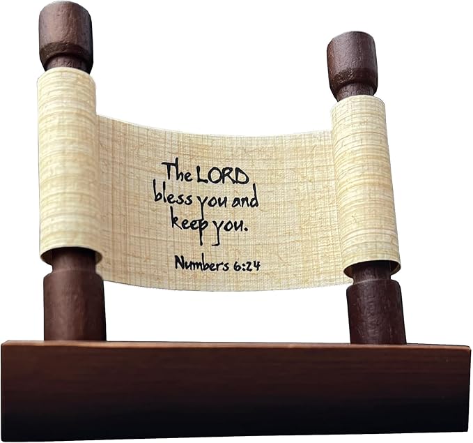 Amazon.com: Papyrus Paper Miniscroll with Numbers 6:24 - Handcrafted ...