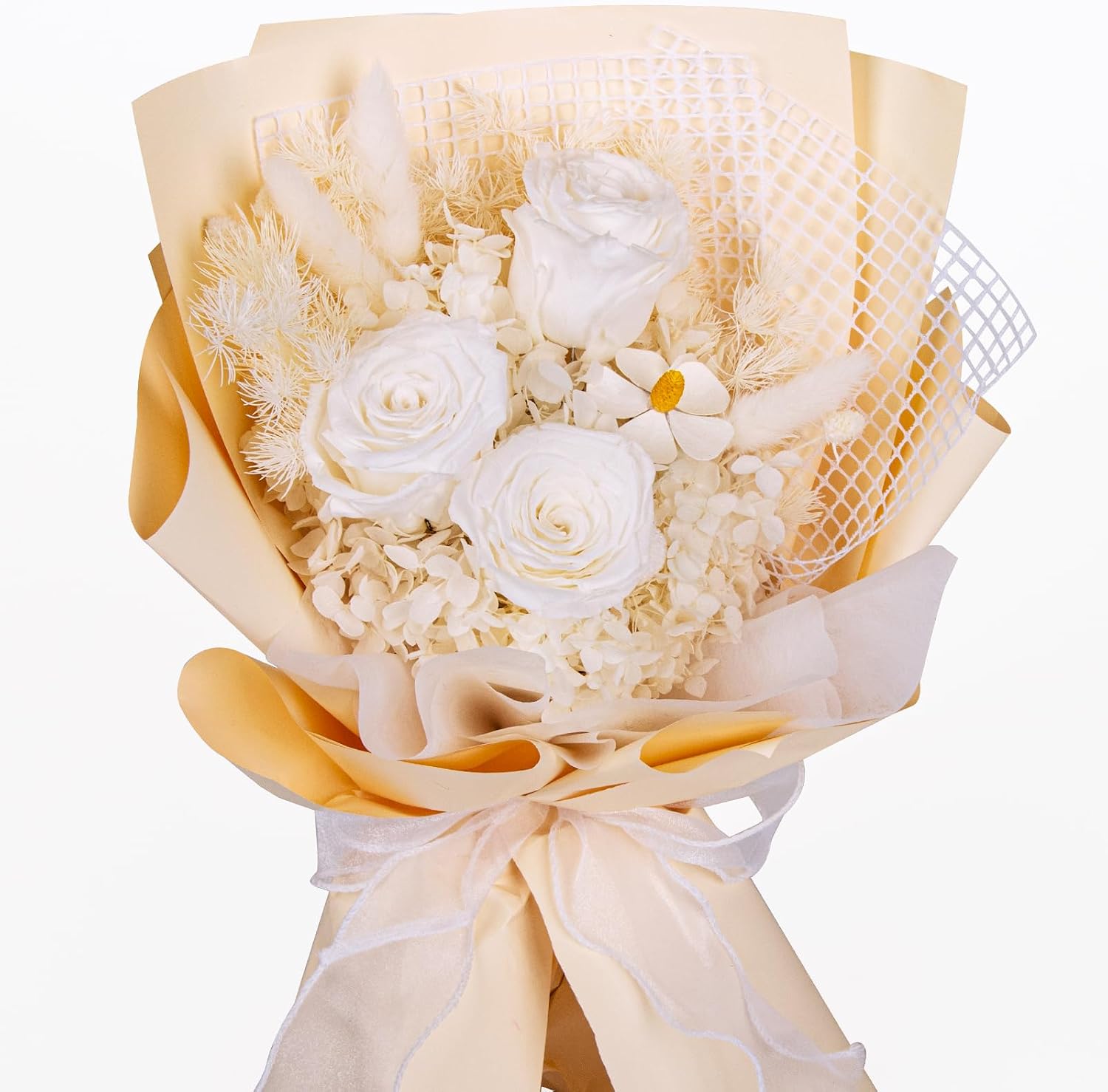 Amazon.com: Flowers Real Bouquet Birthday,XMFAYUAN Roses Real Flowers ...
