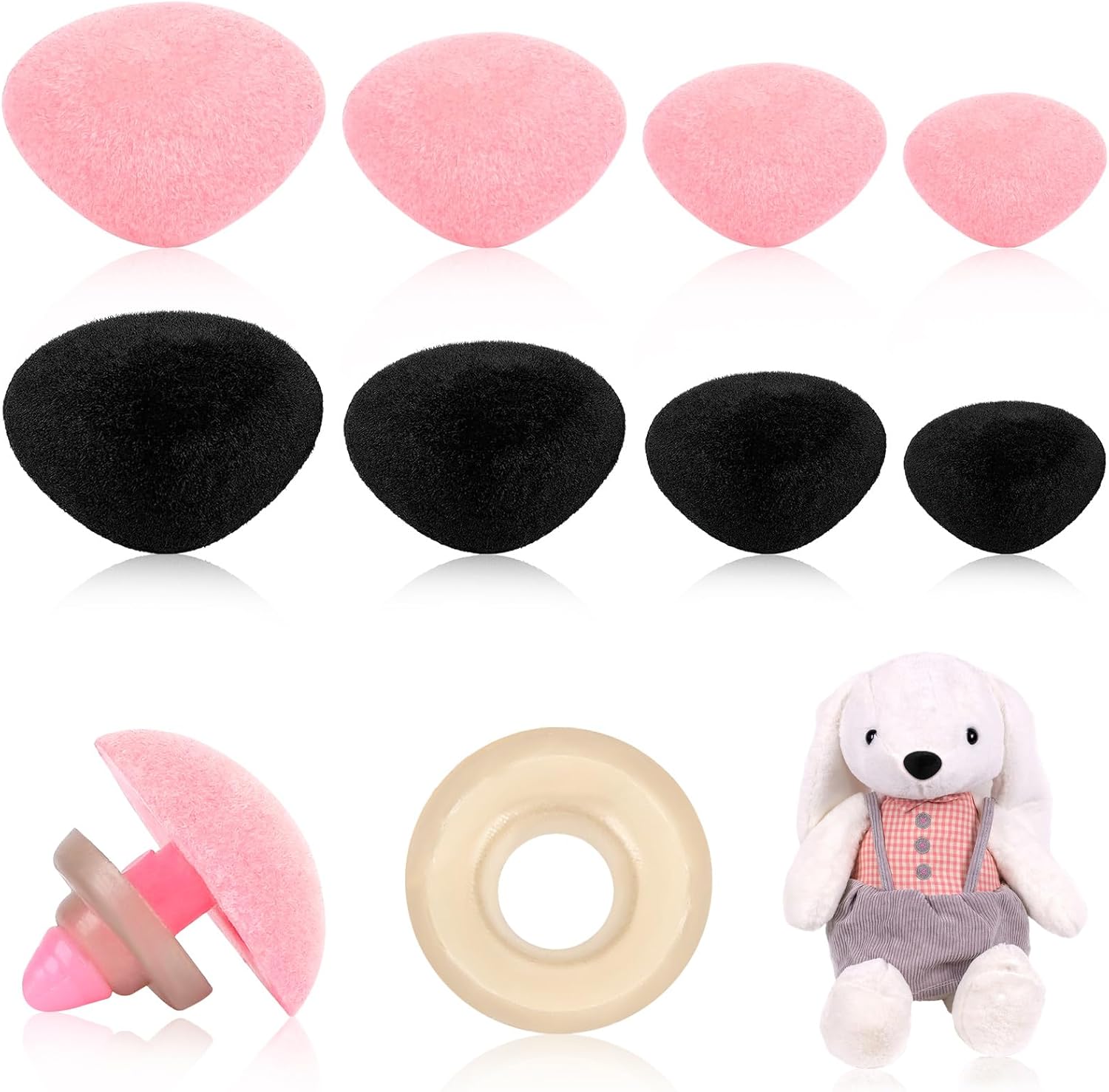 Amazon.com: UPINS Safety Noses for Amigurumi, 120 Pcs Plush Plastic ...