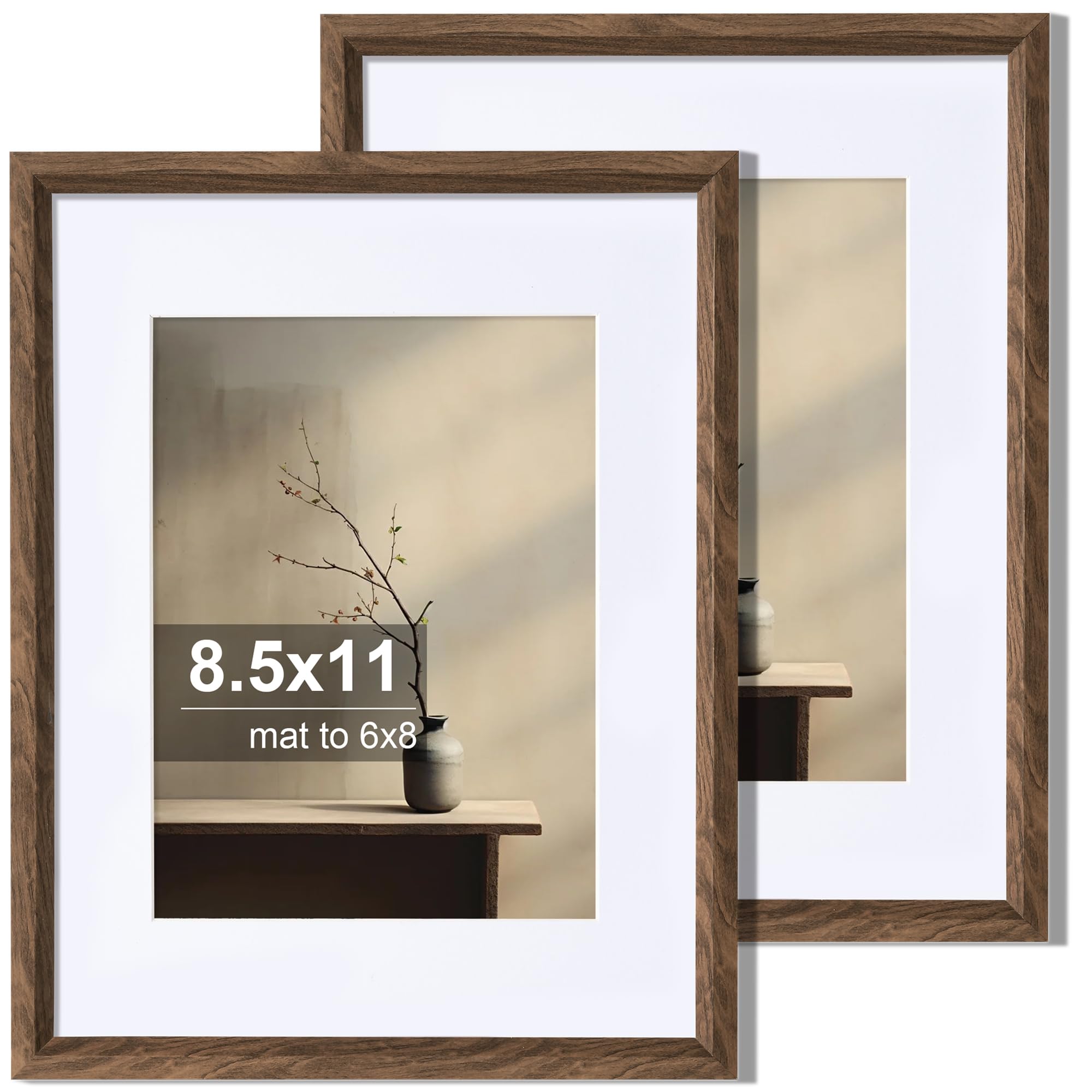 Amazon.com - Axeman 8.5x11 Picture Frame Set of 2, Display 6x8 Pictures ...