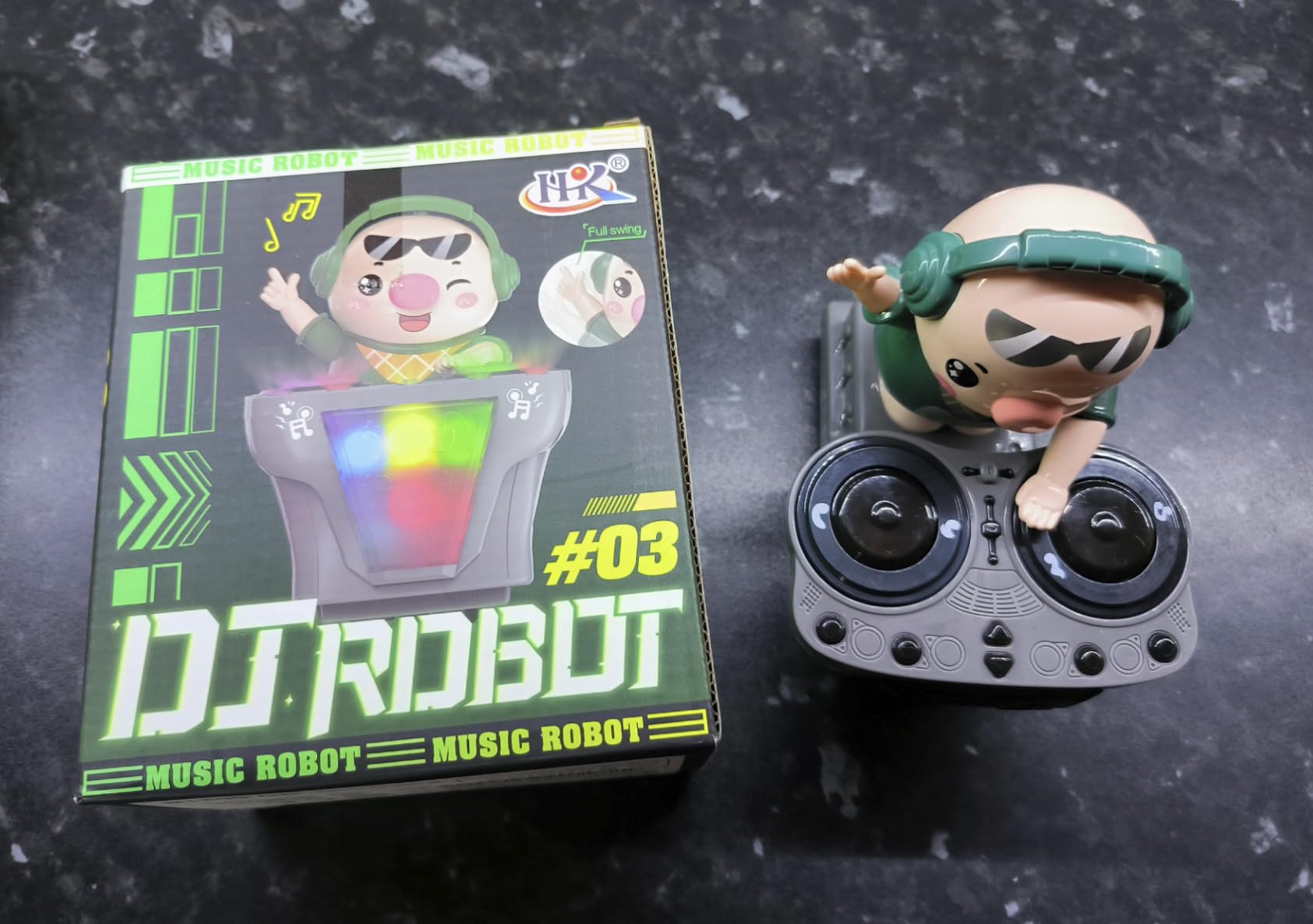 DJ Rock Pig with Light & Music, 5 Songs Available On Loop, Kids Musical ...