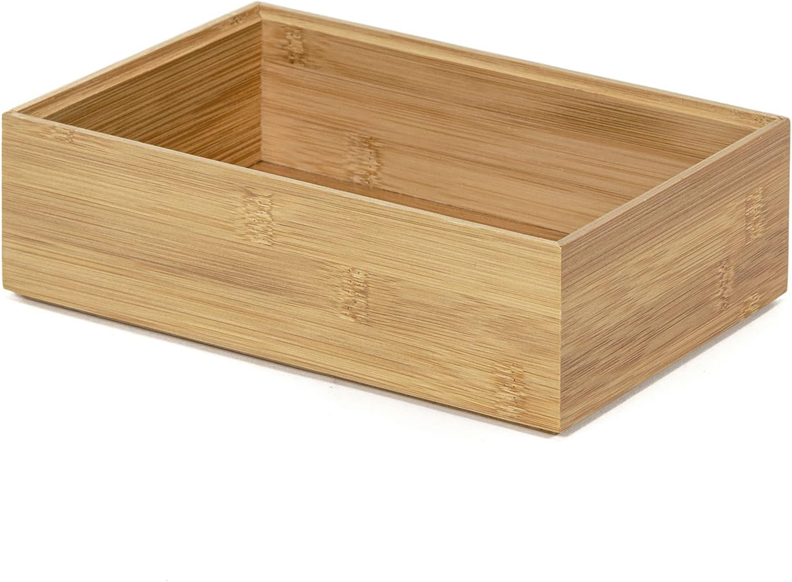 mDesign Kitchen Storage Box – Open-Top Storage Tray with Handles ...