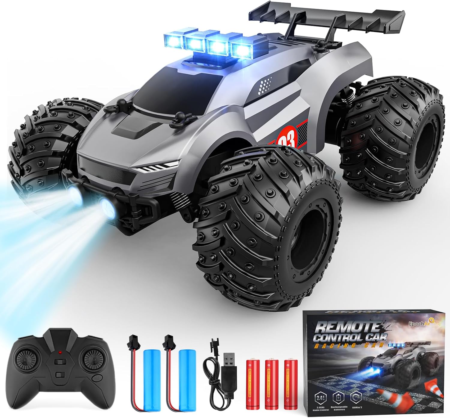 Amazon.com: EpochAir Remote Control Car - 20km/h 2.4GHz High Speed RC ...