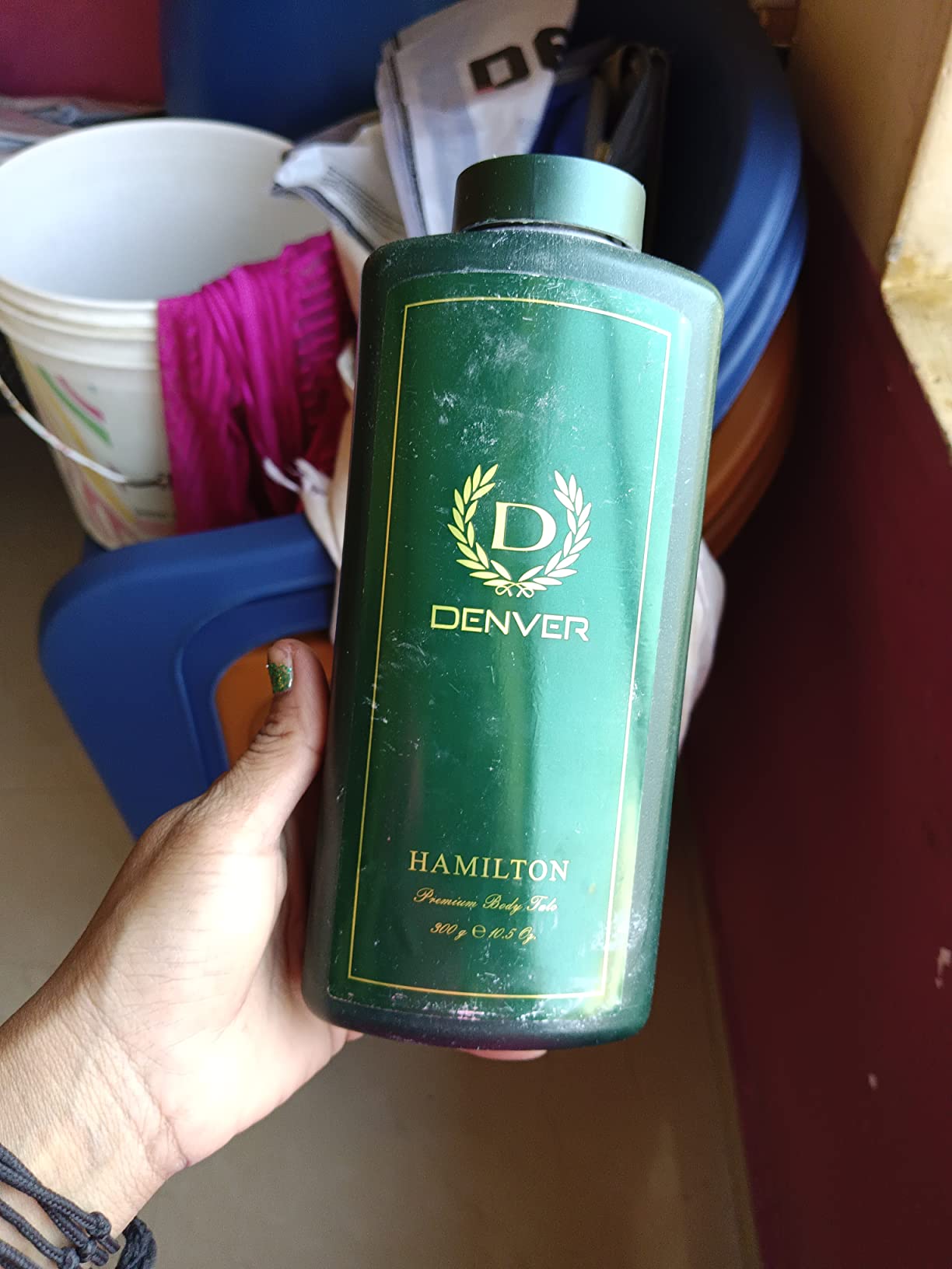 DENVER Hamilton Premium Body Talc - 300GM Each (Pack of 2) | Scented ...