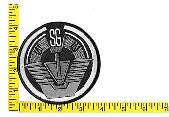 Stargate SG1 Black & White Embroidered Patch, NEW at Amazon's ...