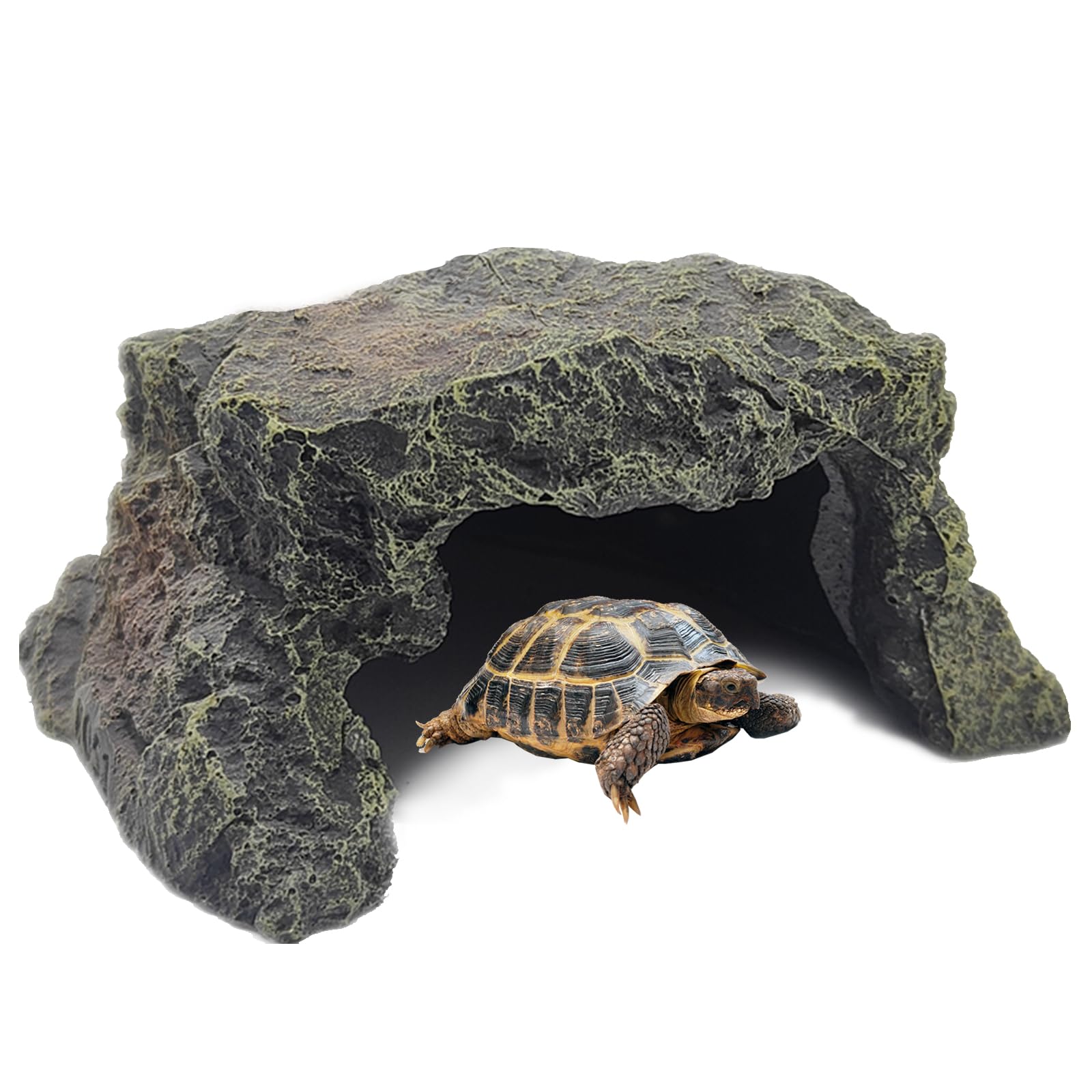 Snapklik.com : Reptile Hideout Rock,Tortoise Hide Cave,Resin Rock ...