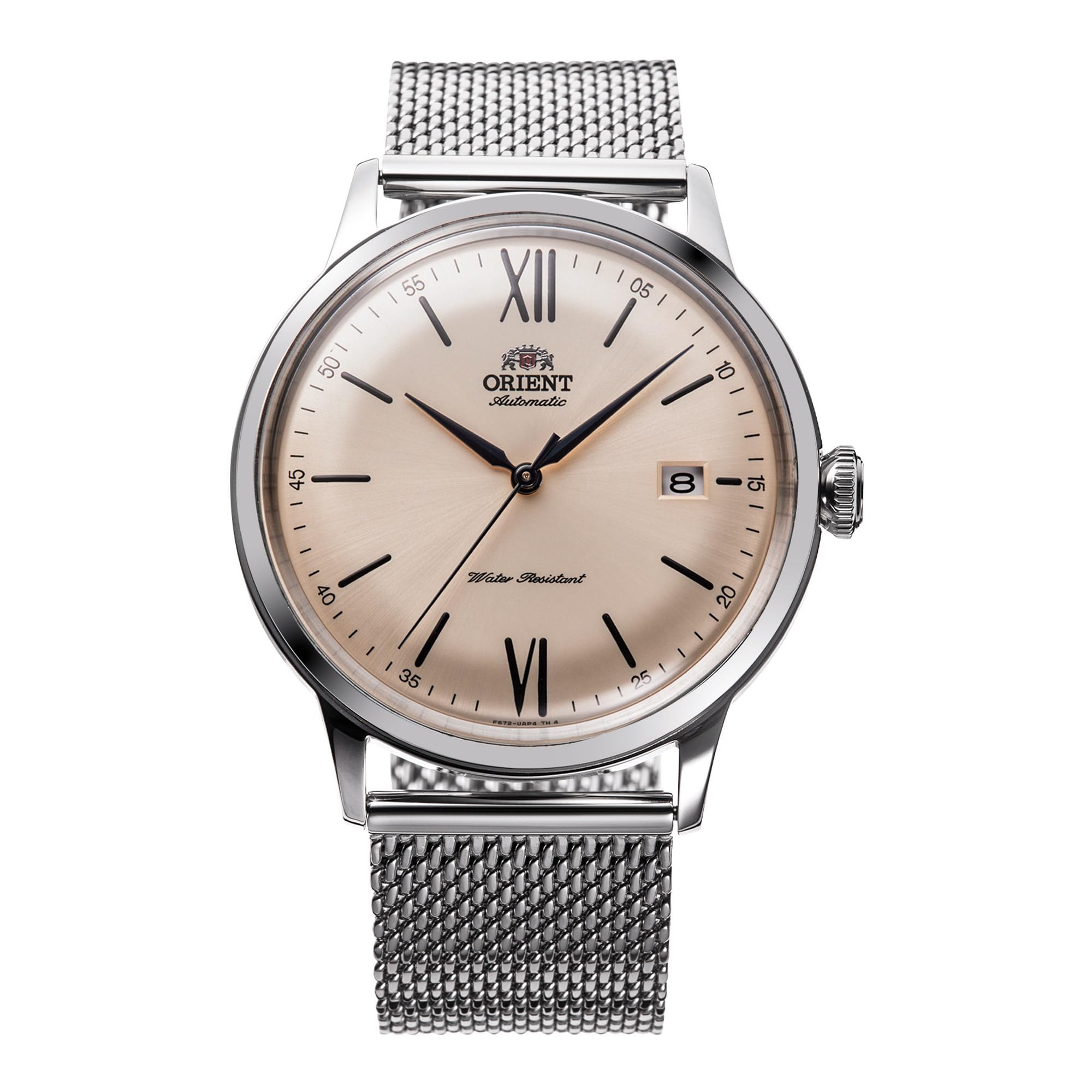 Amazon.com: Orient Bambino Versión 6 Reloj de vestir automático Modelo: RA-AC0020G30B, Champán ...