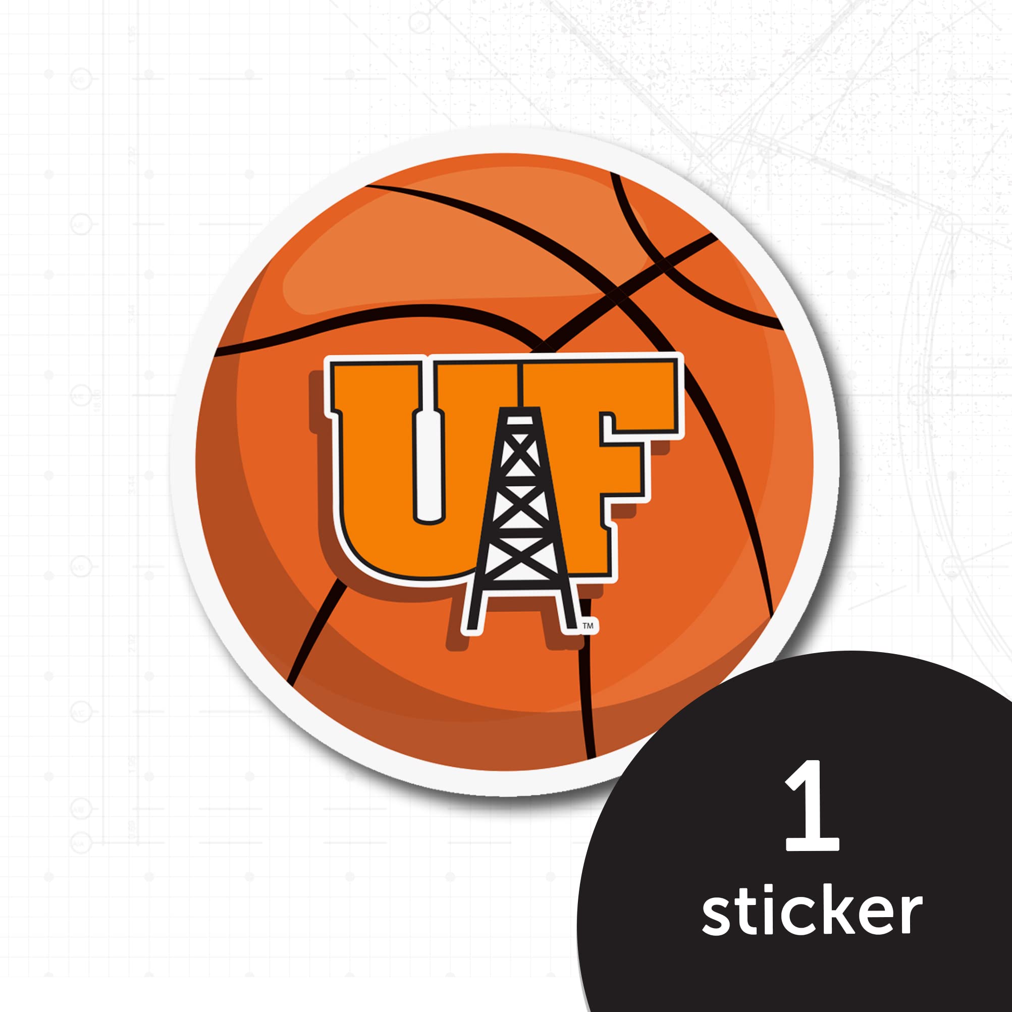 Findlay University Logo Univ Of Findlay Oilers Stacked Two Color