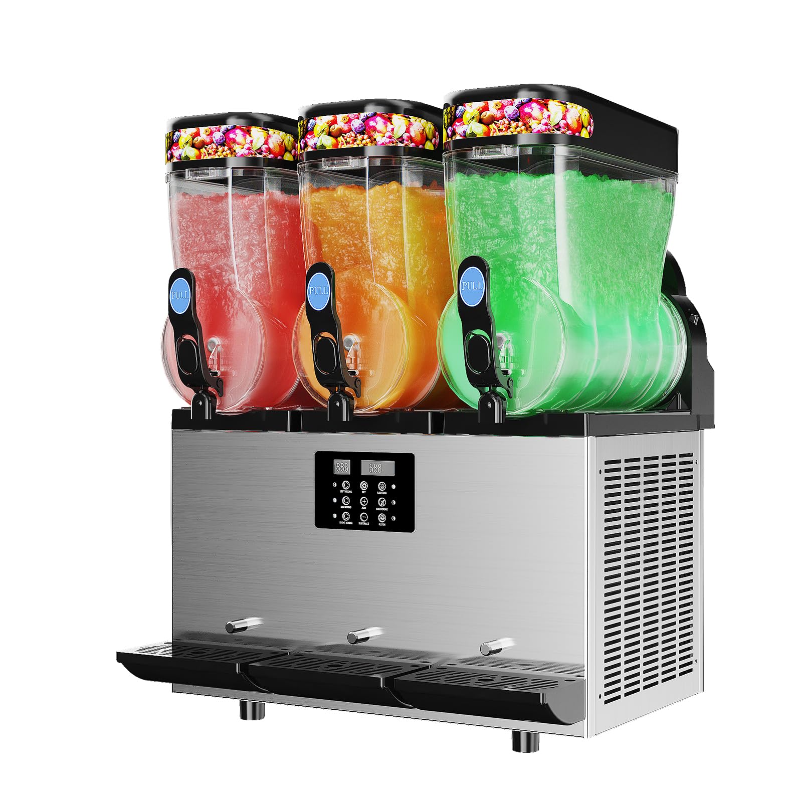 Amazon.com: AnyDoor 110V Commercial Slushy Machine - 1200W 45L Tanks ...