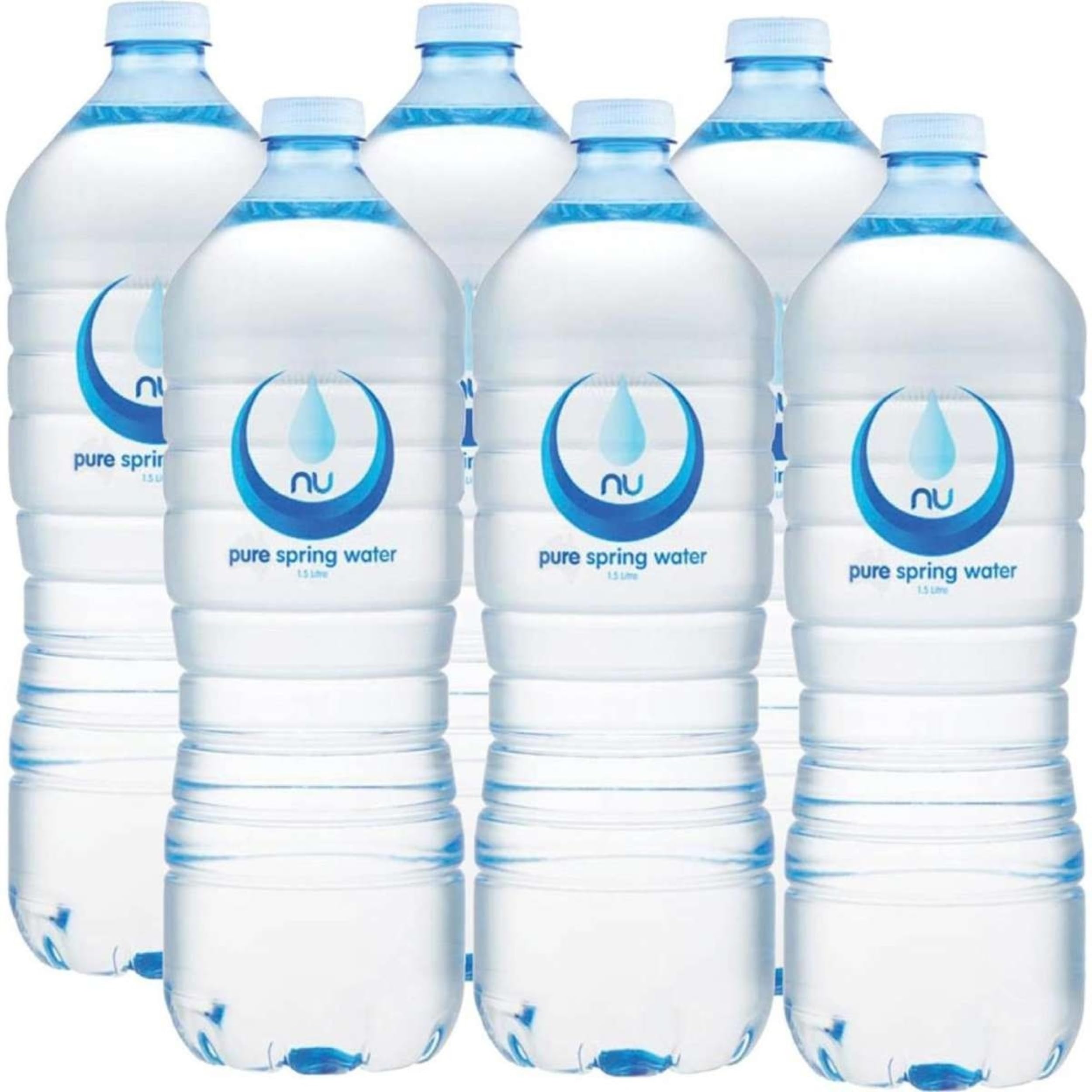 NU Pure Spring Water Bottle 6 x 1.5 Litre : Amazon.com.au: Pantry Food ...