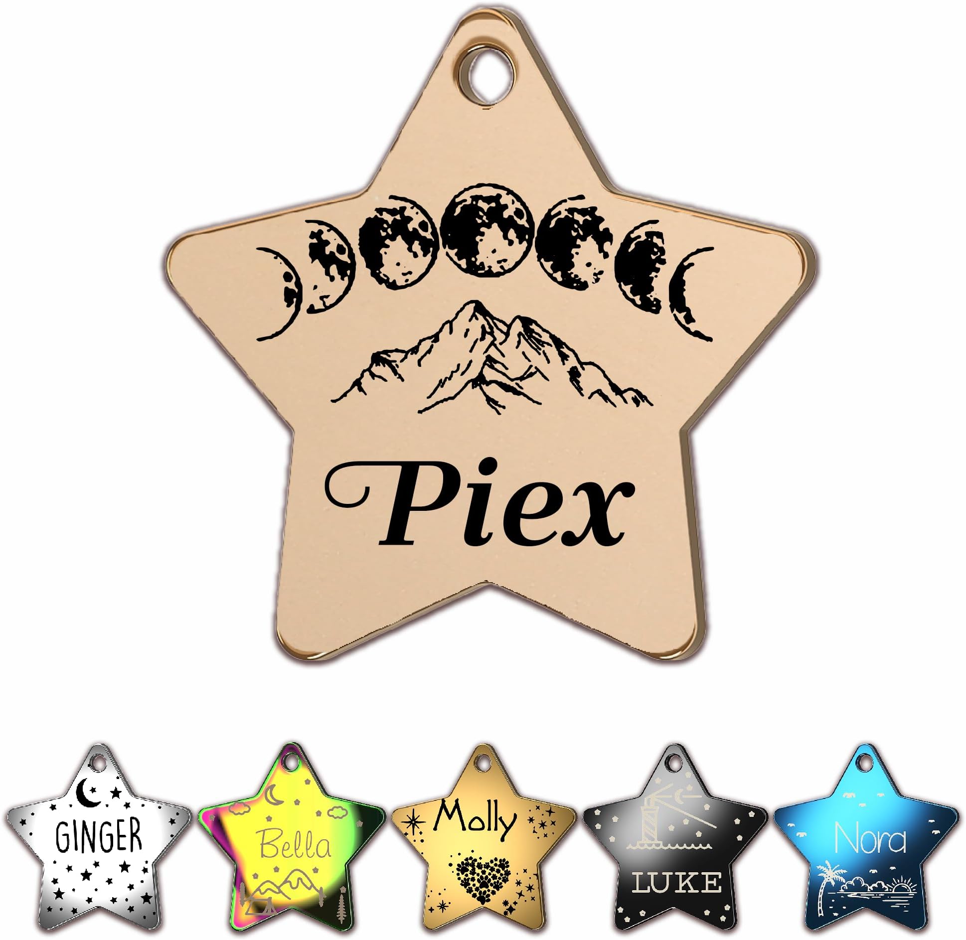 Amazon.com: Dog Tags Engraved for Pets Personalized, Custom Dog Tags ...