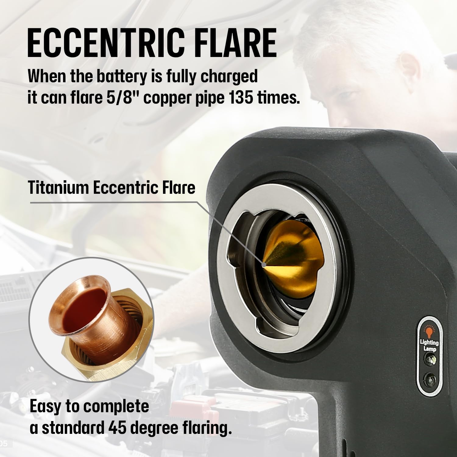 Snapklik.com : POPULO Electric Flaring Tool Kit