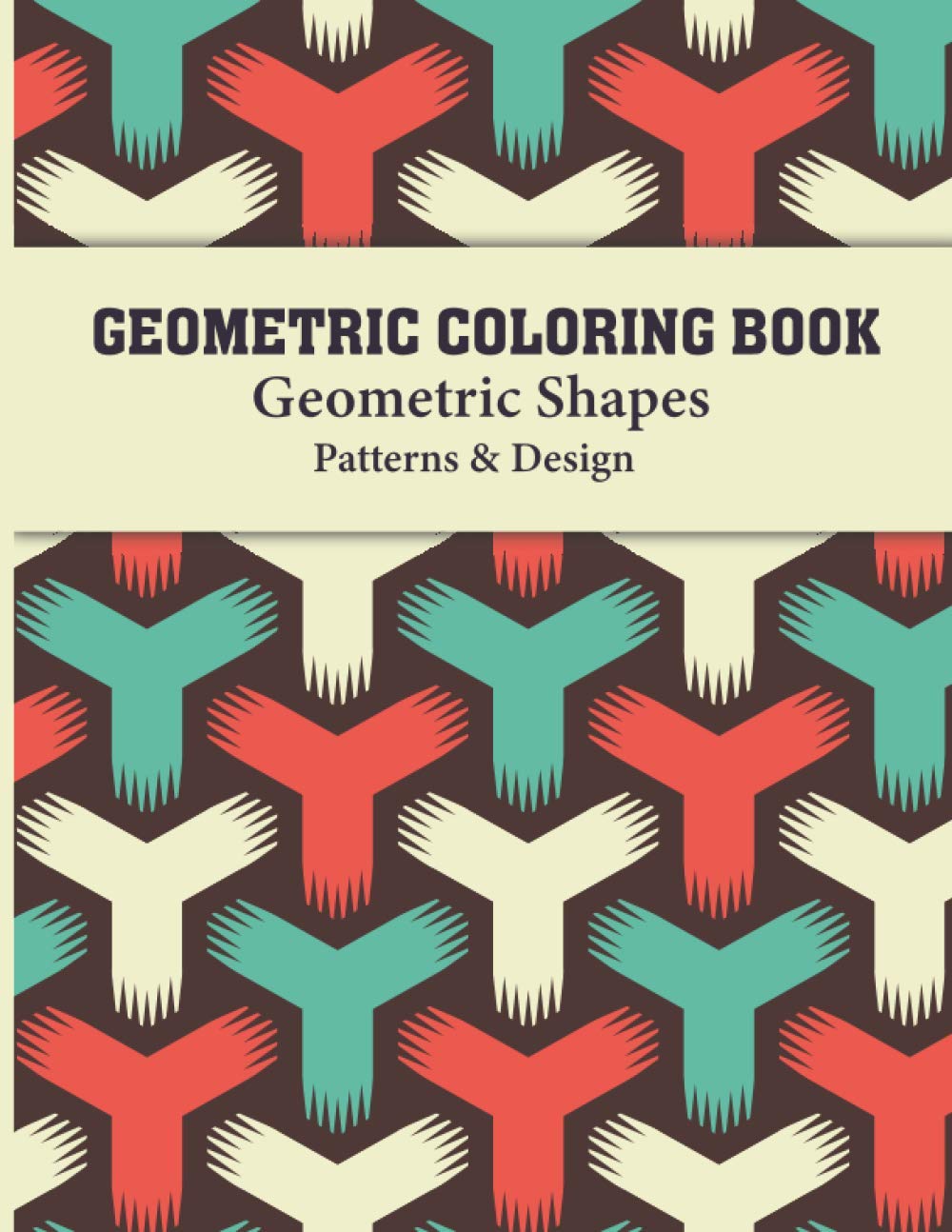 Amazon | Geometric Coloring Book: Optical illusion, Geometric Shapes ...