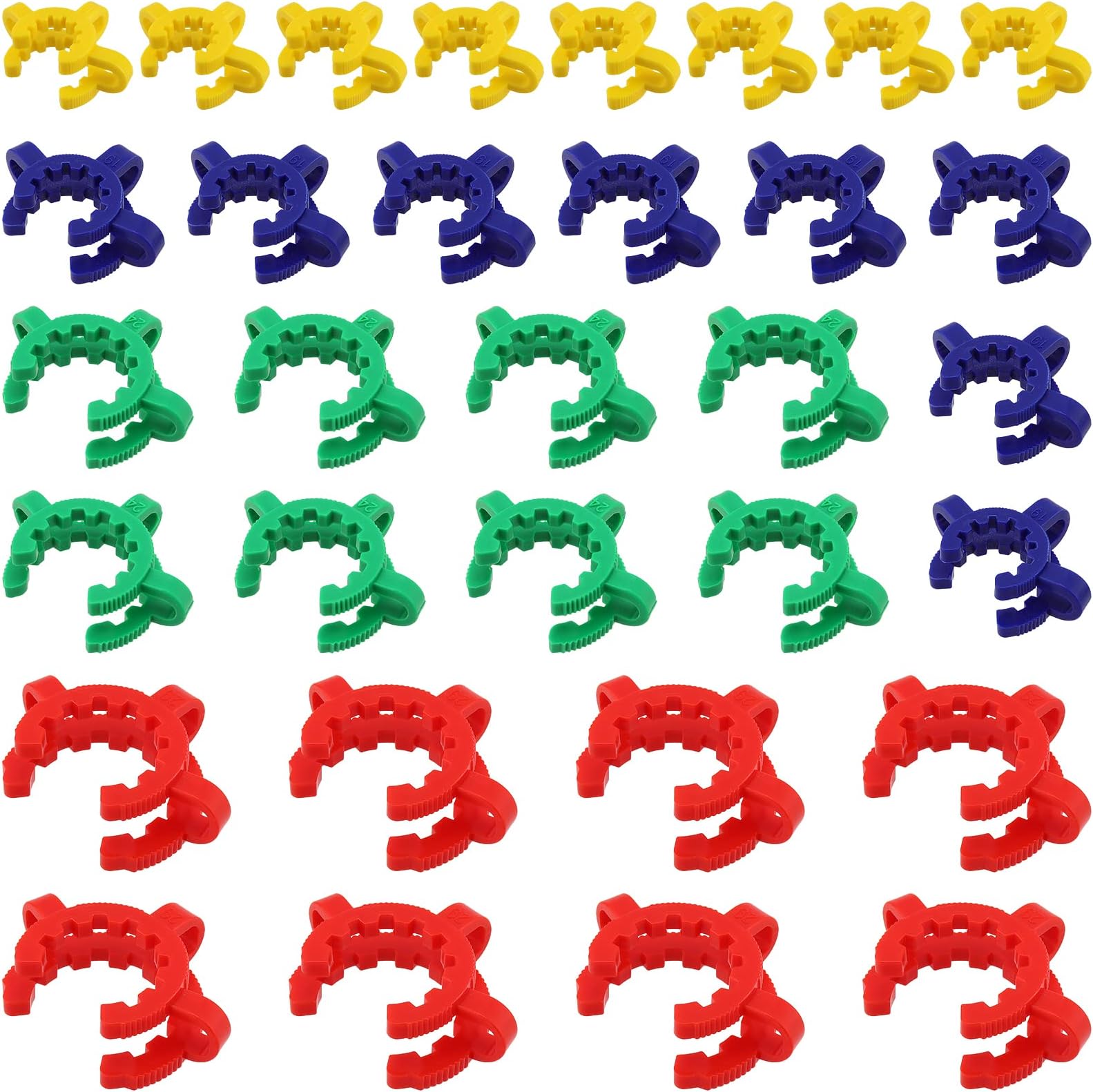 Amazon.com: JEUIHAU 32 PCS Plastic Keck Clips, Keck Clamp, Plastic ...