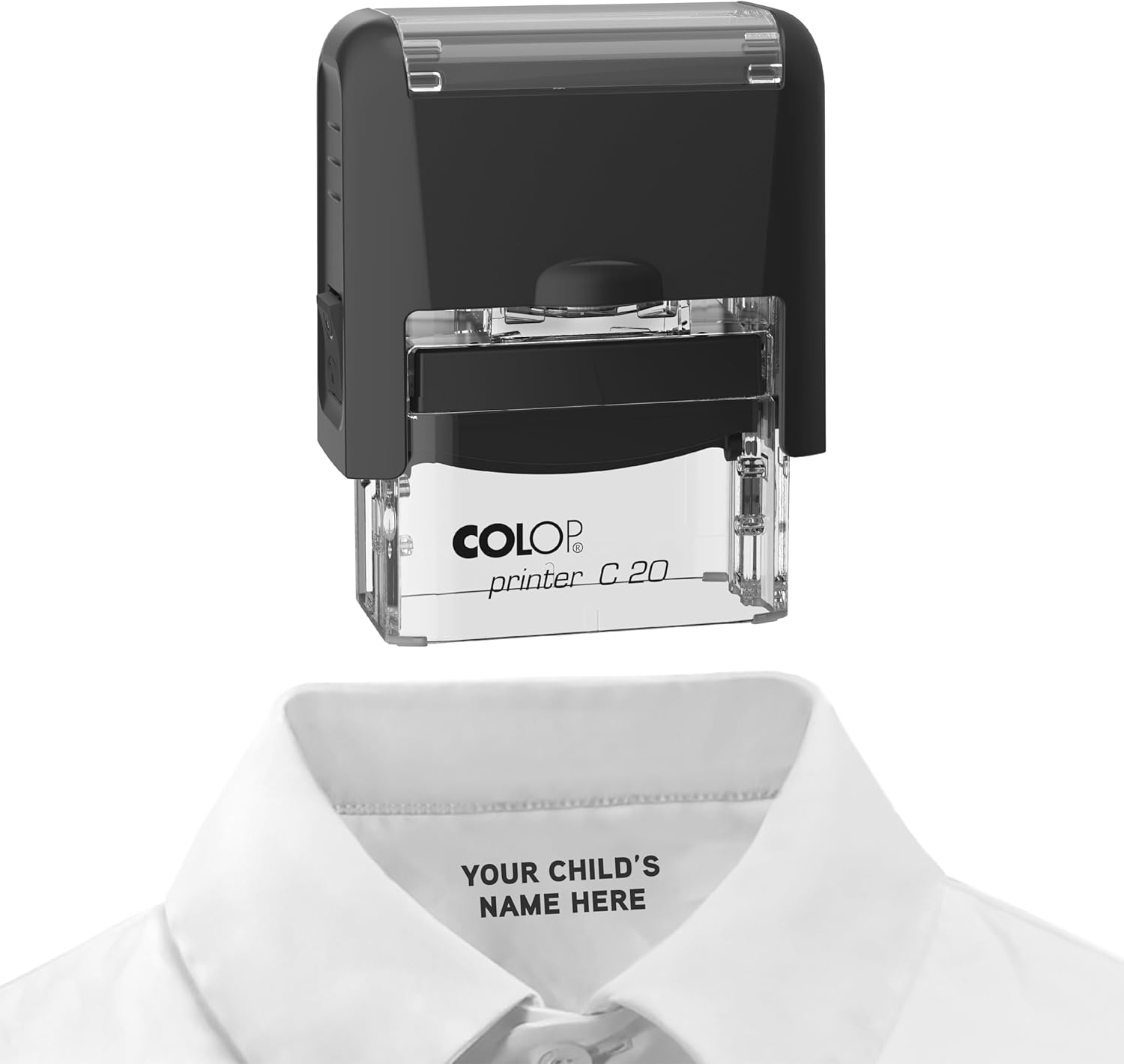 School Uniform Clothing Marker Rubber Stamp Fabric Textile Personalised ...