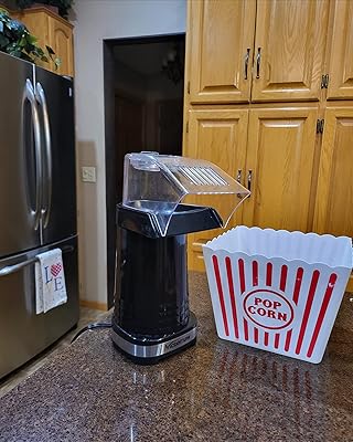 Buy Hot Air Popper Popcorn Maker,1200W Electric Popcorn Maker,BPA-Free ...