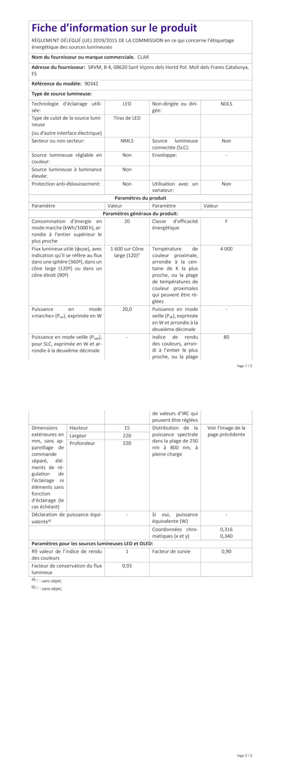 HYBEC - Downlight LED plafond encastré, Downlight LED 12W, Spot LED ...