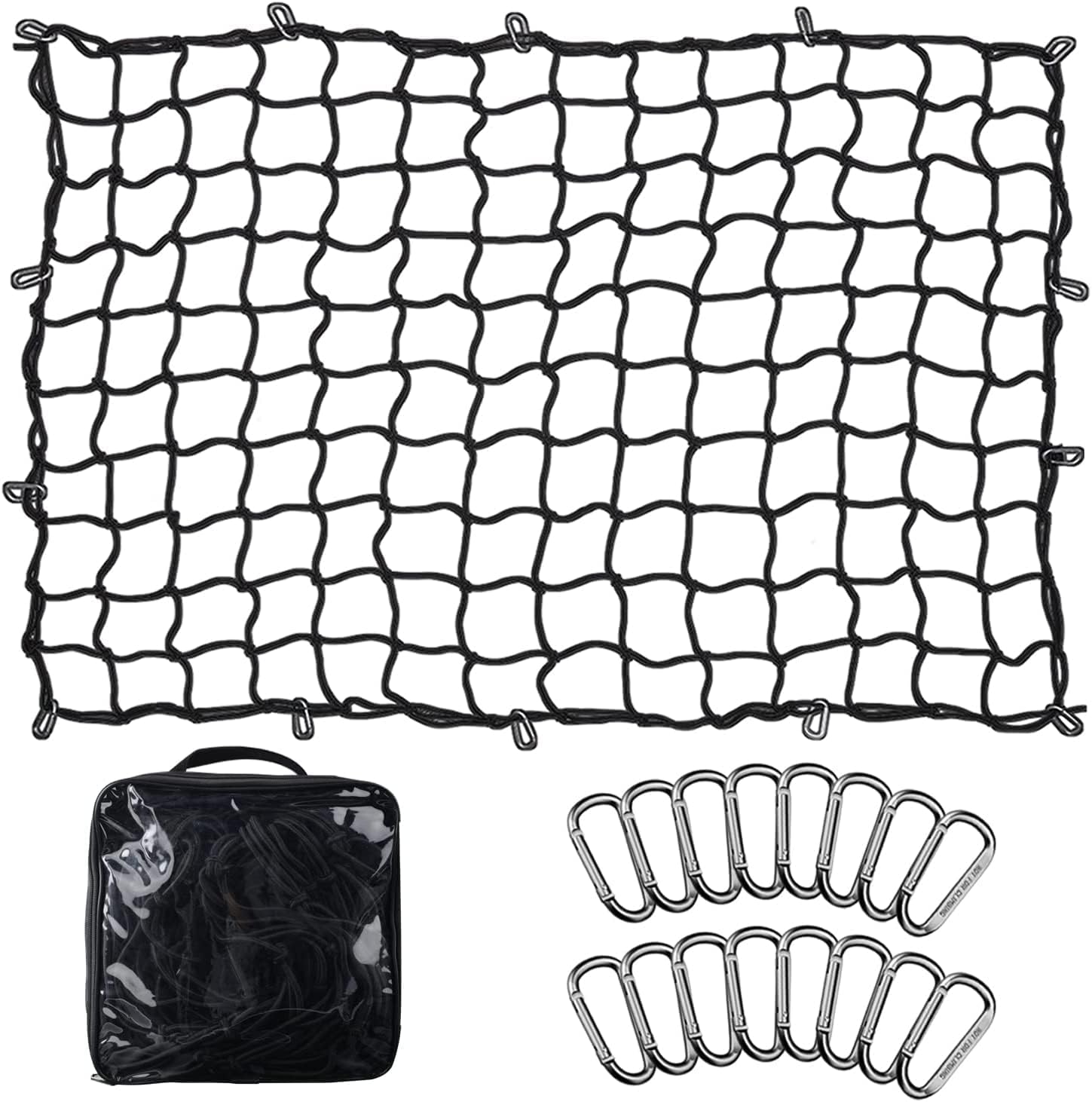 Amazon.com: GSPSCN Cargo Net 5' x 7' for Truck Pickup Bed, Trailer,Boat ...