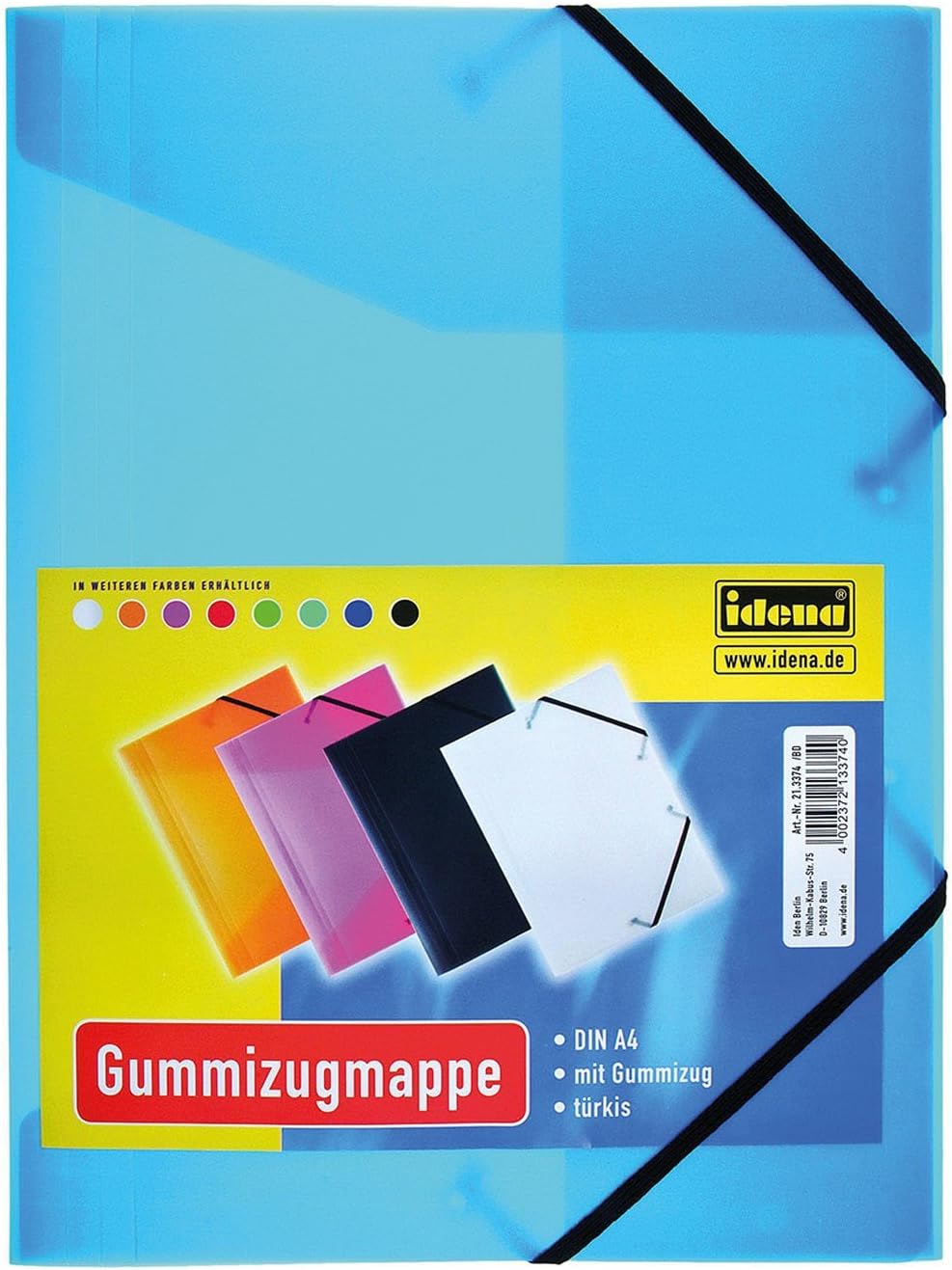 Sammelmappe A4 Kunststoff - 10er Set - Wasserabweisend - Farbig ...