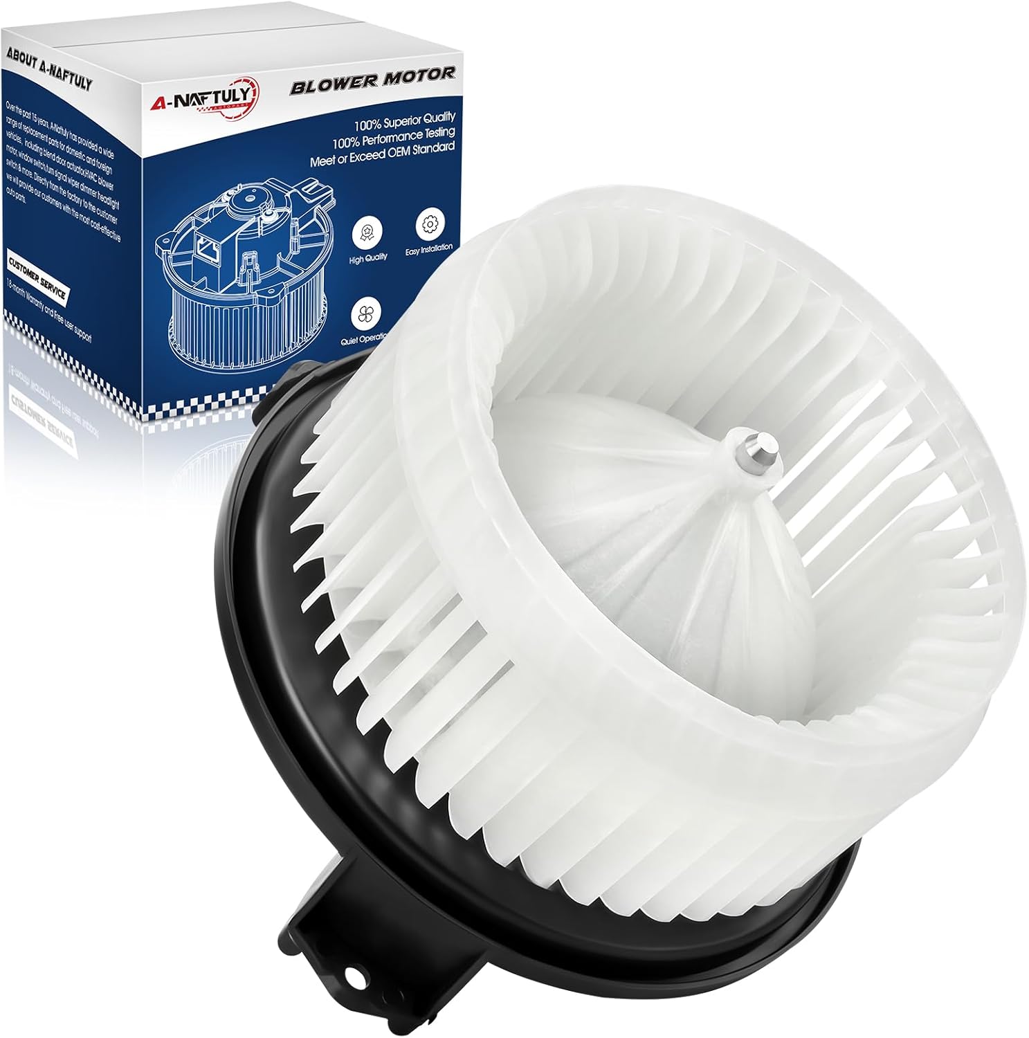 Amazon.com: A-NAFTULY AC Blower Motor with Fan Replacement Fits for ...