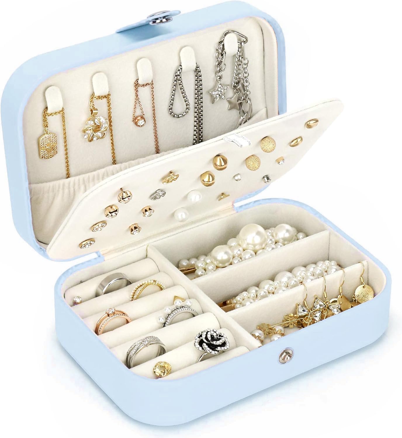 Travel Jewellery Box, T Tersely Portable Jewelry Box Jewellery Case for ...