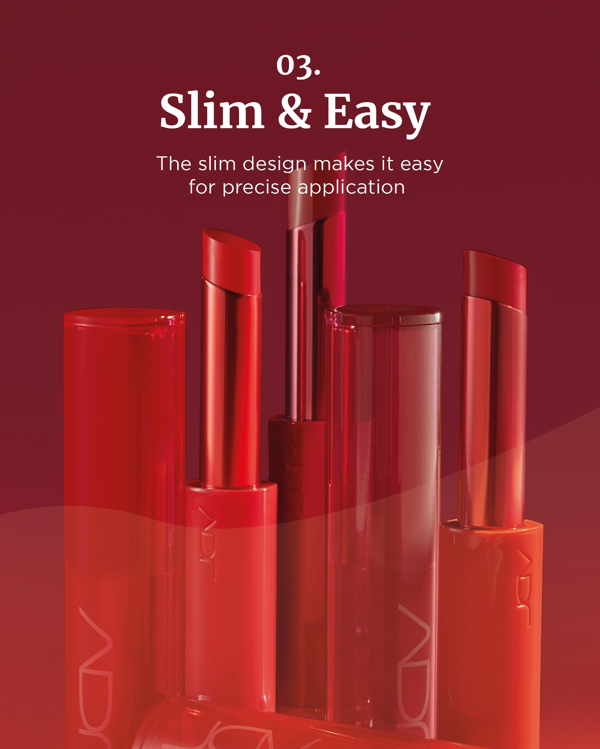 Snapklik.com : VDL Lip Stain Melted Shine Lipstick 02, Candy Cane - Long-Lasting Glossy Color ...