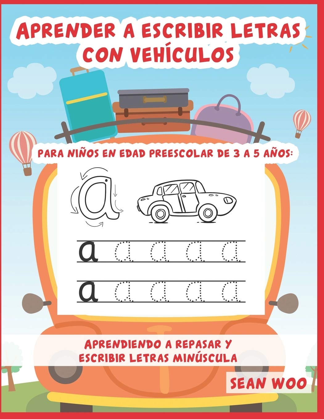 Aprender A Escribir Letras Con Vehiculos Para Ninos En Edad ...