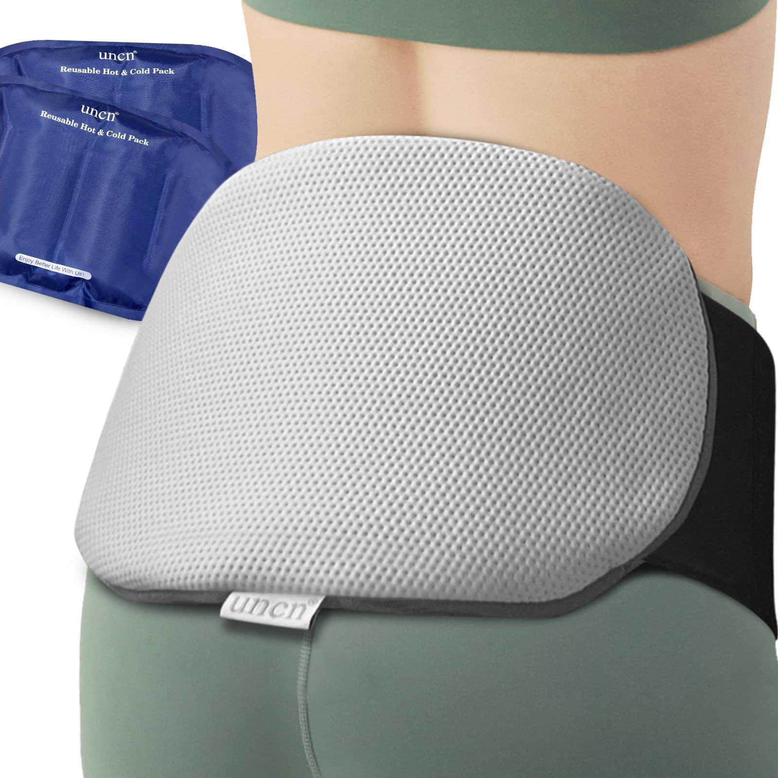 Amazon.com: Ice Pack for Back Pain Relief 2 Ice Bags for Injuries with ...