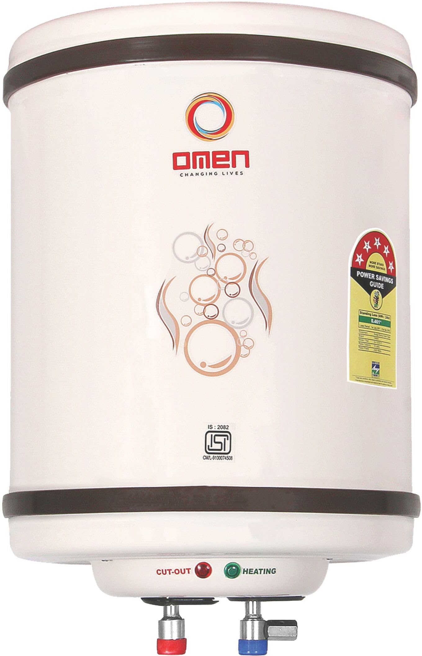 Buy Omen Royal 6L Vertical Electric Water Heater| 2000 Watt| 4 Star ...