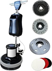 Amazon.com: Dapper Supply 17" Multi-Purpose Commercial Floor Buffer Machine - Clean, Buff, and ...