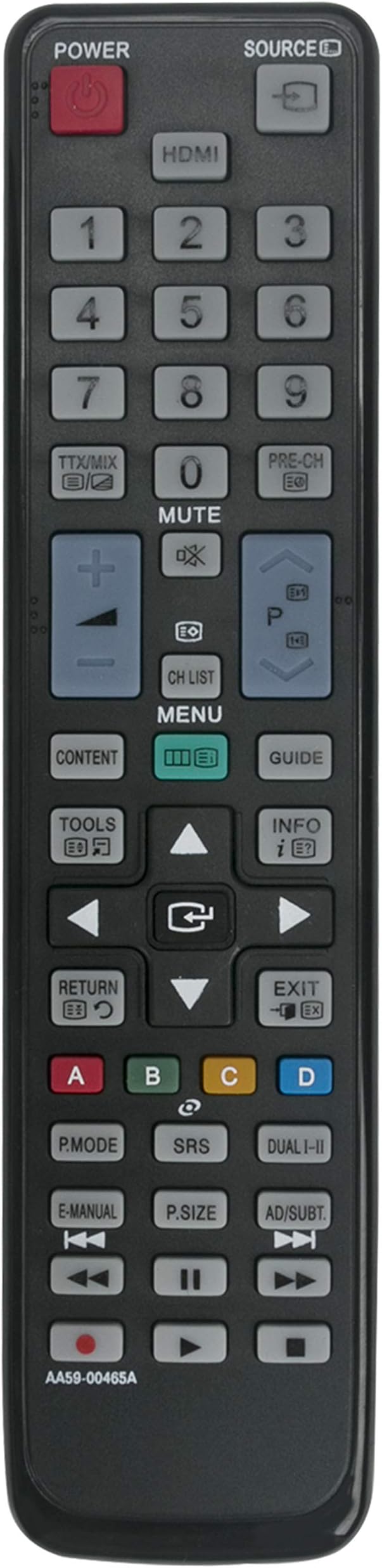 Amazon.com: AA59-00821A Replace Remote fit for Samsung LED TV TM1240A ...
