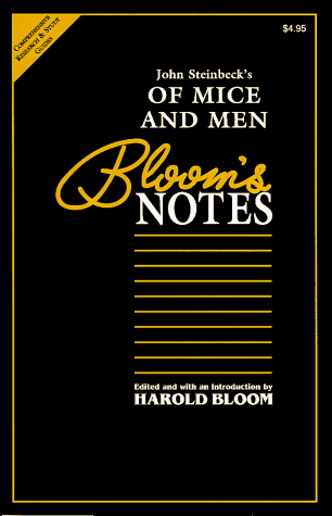 John Steinbeck's of Mice and Men (Bloom's Notes): Bloom, Harold ...