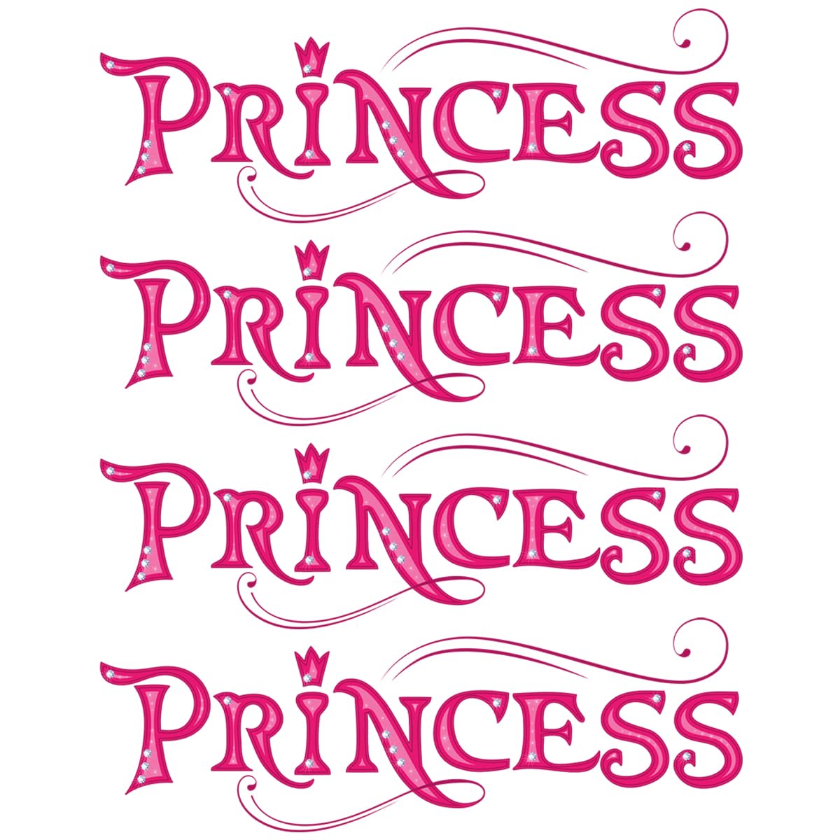 Princess Word Pink