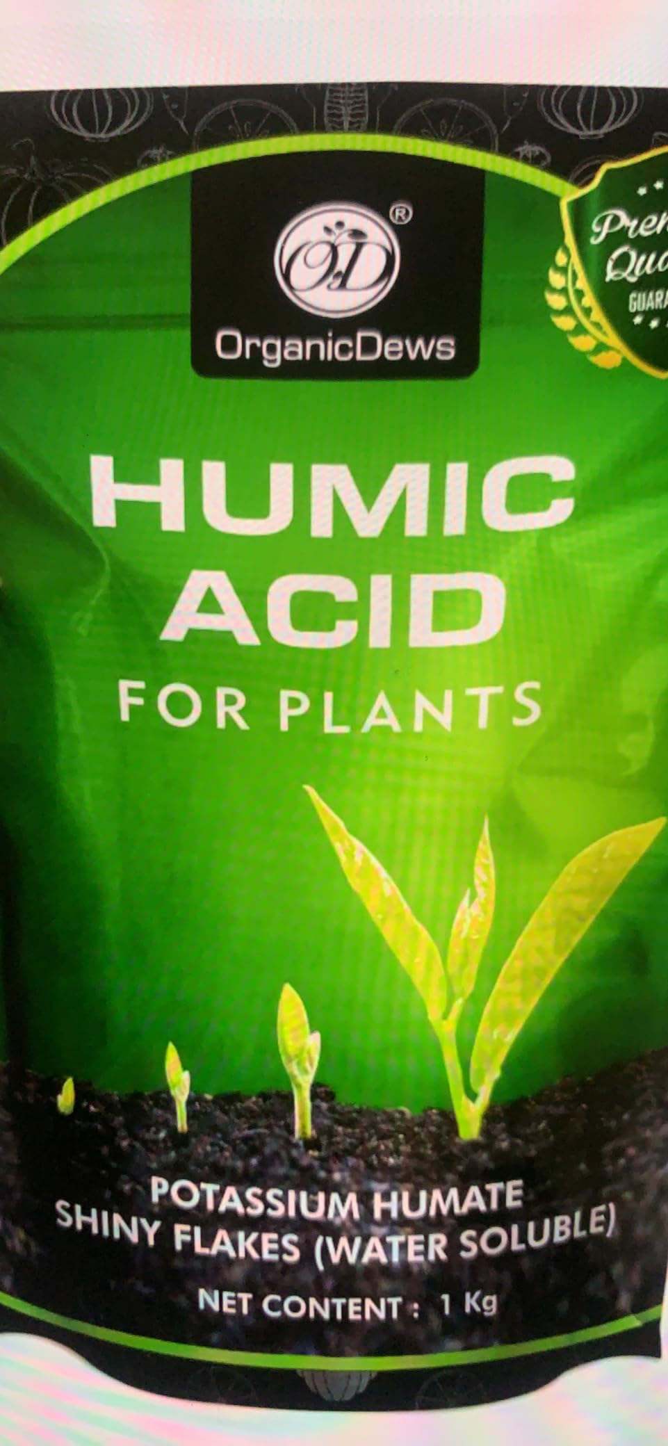 OrganicDews Organic Humic Acid 98 Fertilizer (Water Soluble) Shiny ...