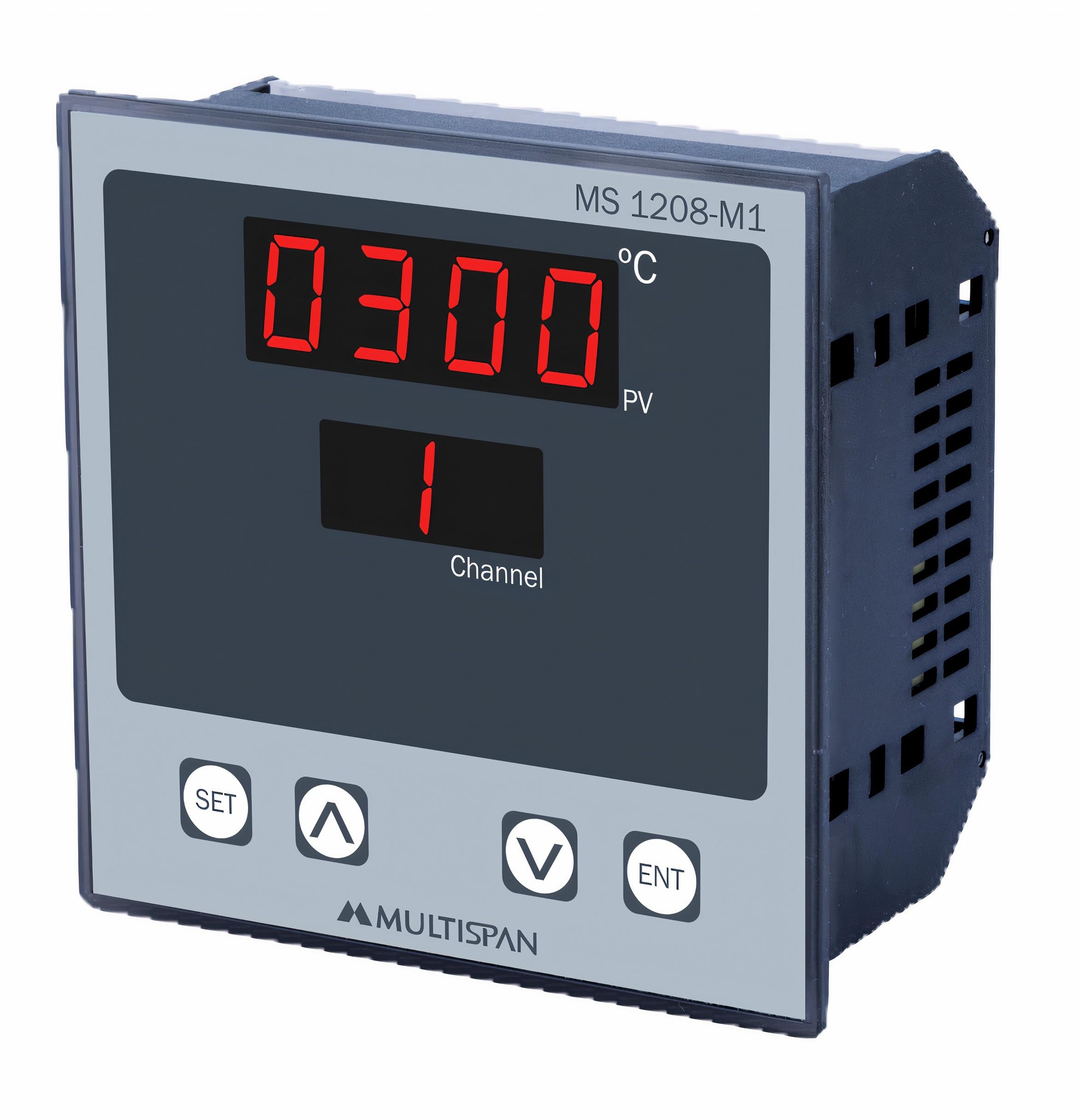 Multispan MS-1208-M1, 8 Chanell Digital Temperature Scanner With RS-485 ...