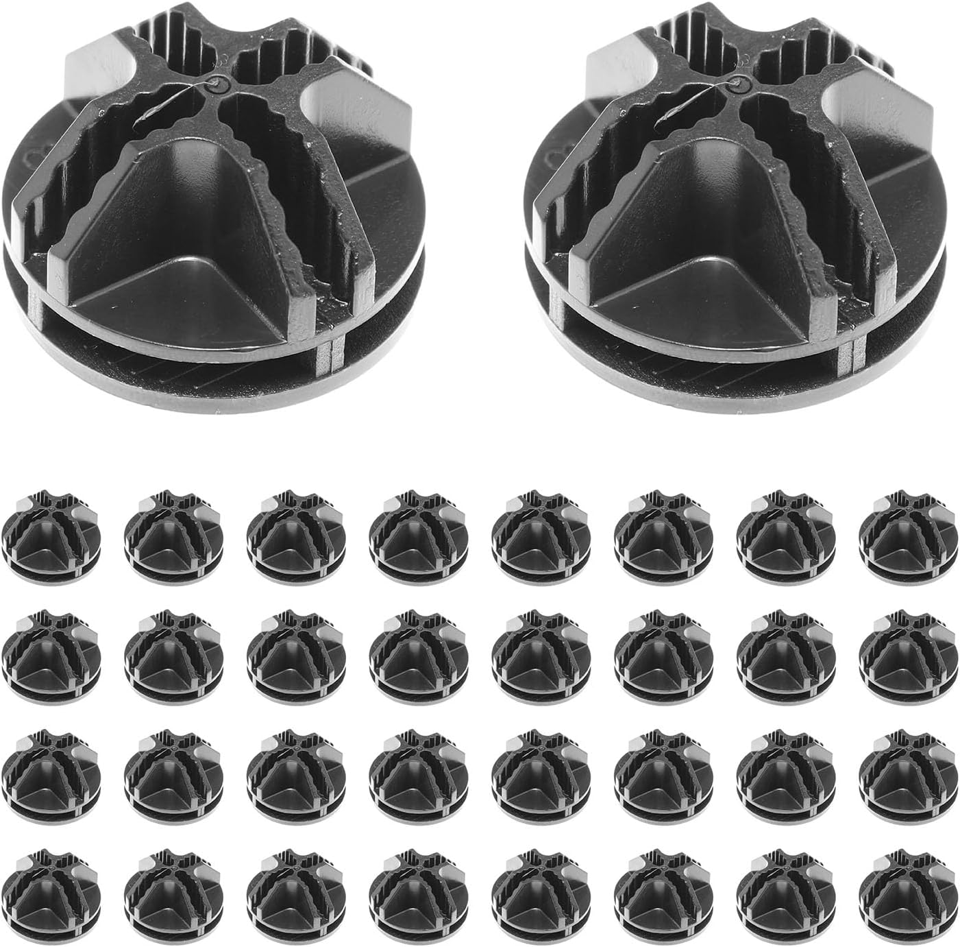 Amazon.com: MEETOOT 32PCS 3.6cm Diameter Plastic Storage Cube ...