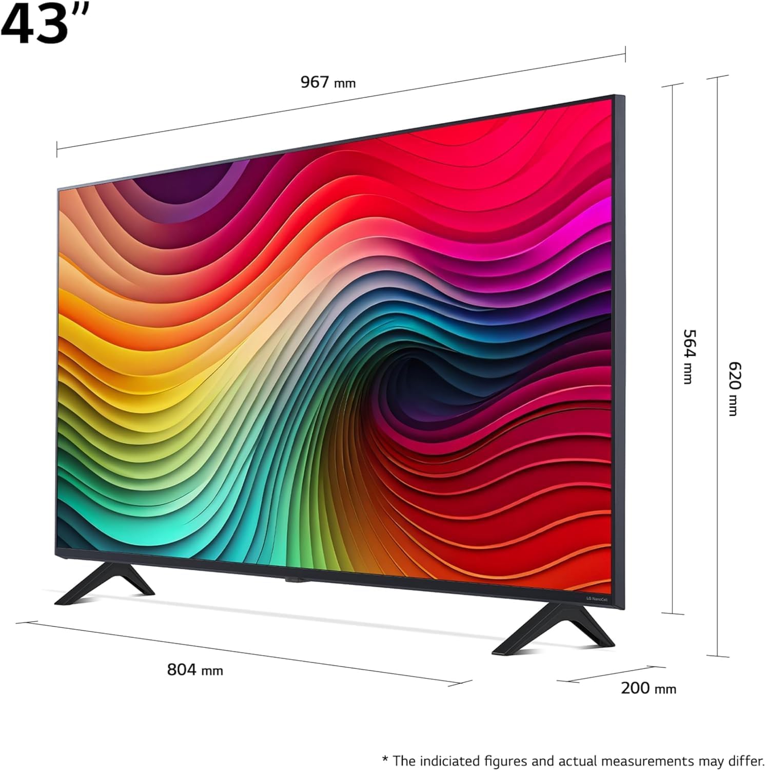 LG Nanocell TV 2024 | 43NANO81 | 43-inch | UHD | α5 Gen7 AI 4K ...