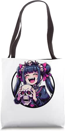 Amazon.com: Unholy Skull Satanic Anime Girl Manga Devil Worship ...
