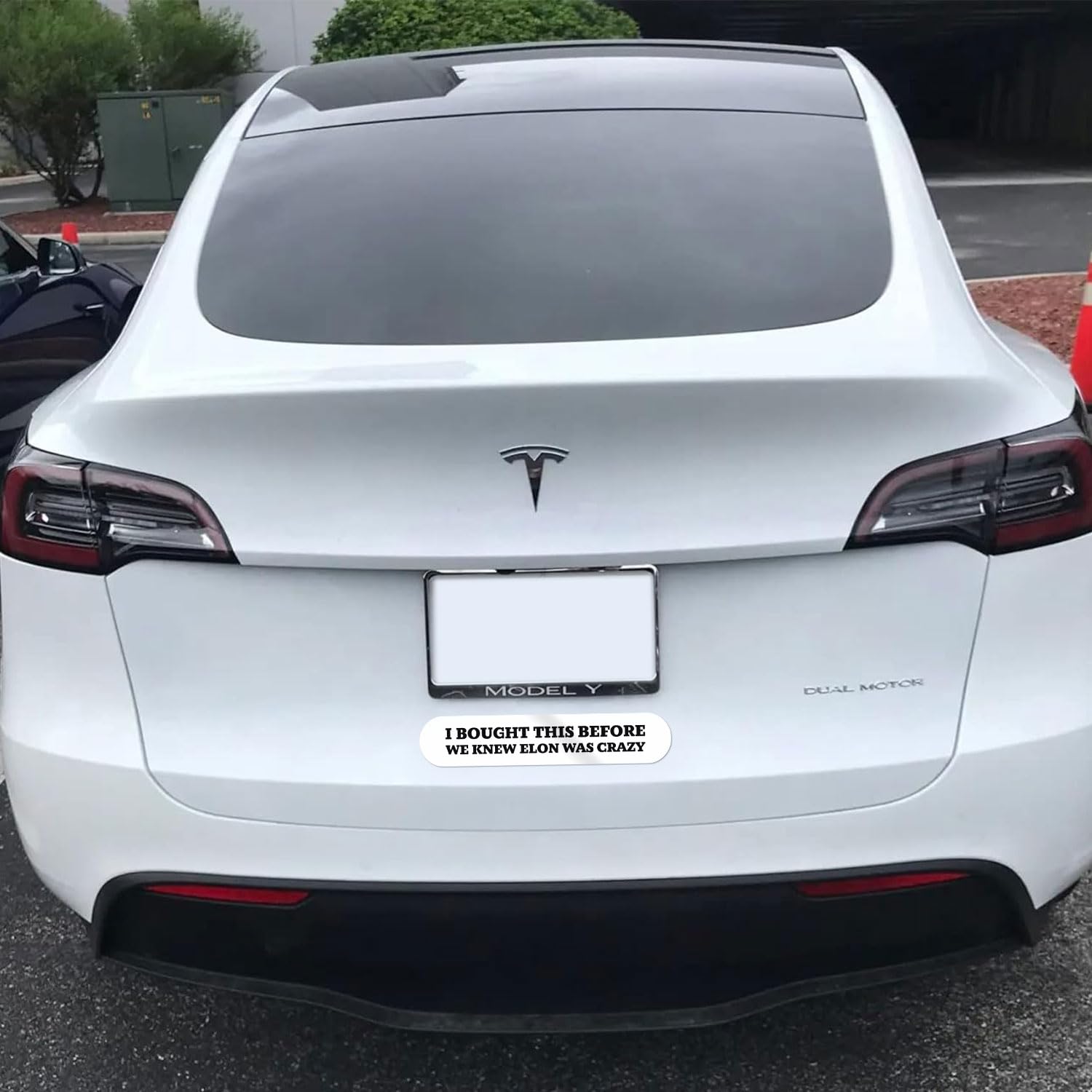 Snapklik.com : I Bought This Before We Knew Elon Was Crazy Sticker ...