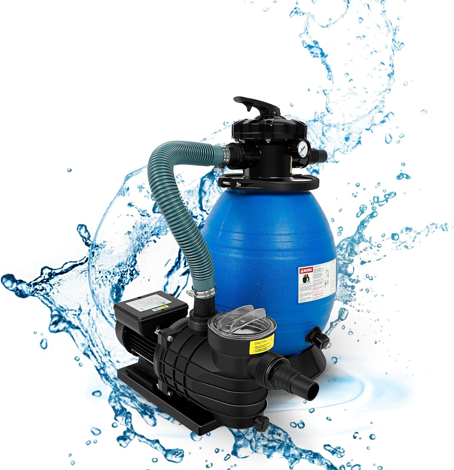 Amazon.com : Intex 2500-Gallon Filter Pump : Swimming Pool Filters ...