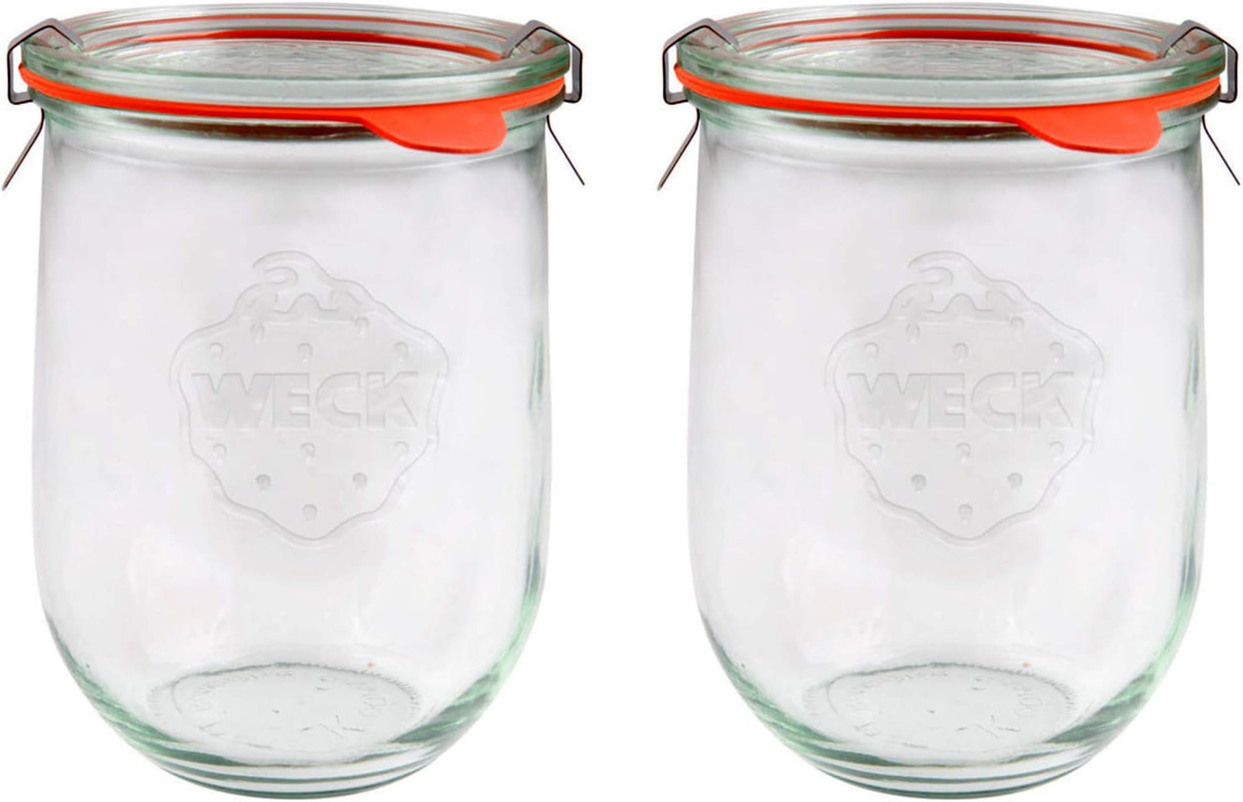 Weck 850 ml glass with accessories, glass, 850 ml, 1 unit : Amazon.co.uk: Home & Kitchen