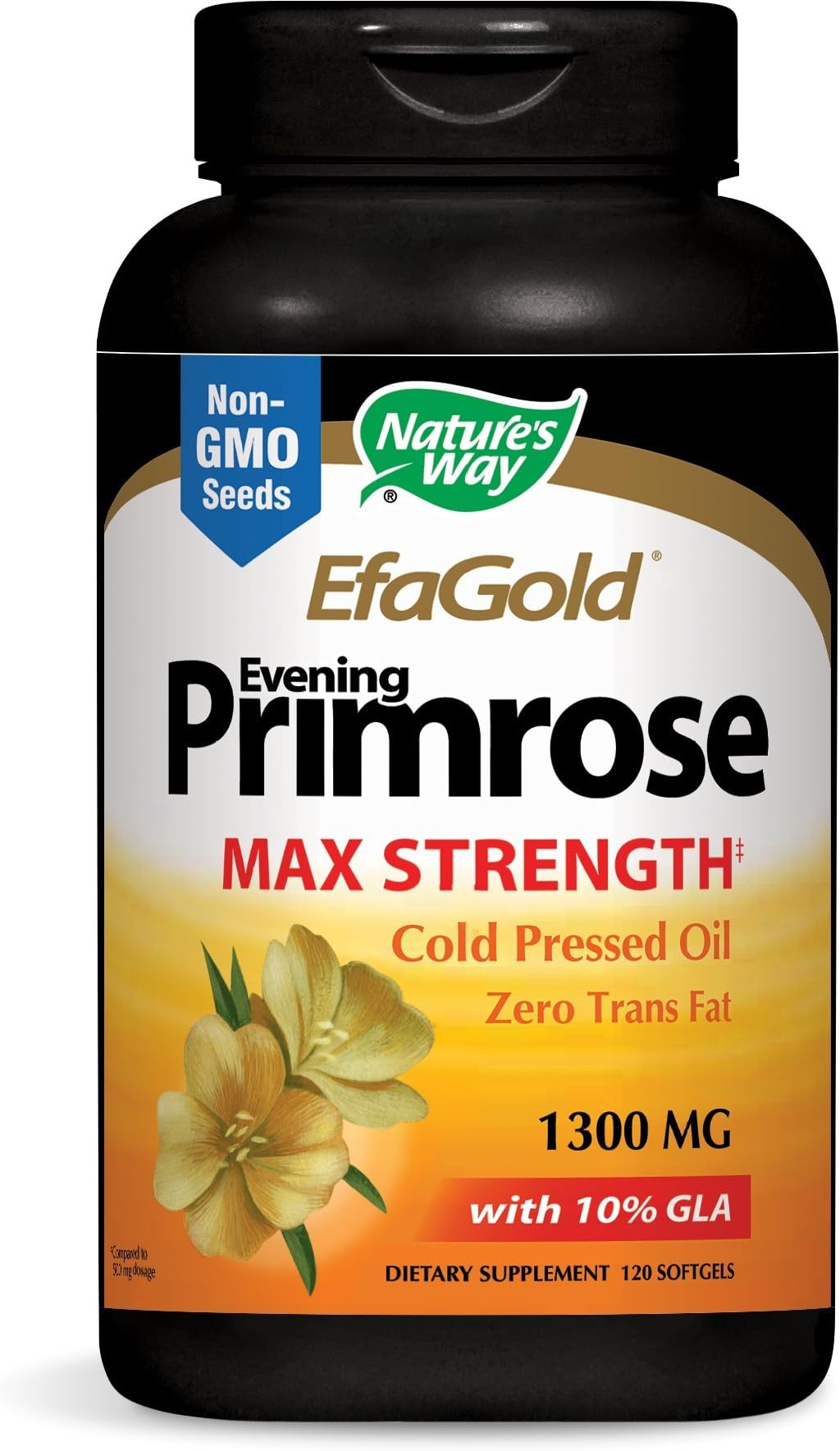 Amazon.com: Nature's Way Evening Primrose, EFA Gold Cold Pressed Oil ...