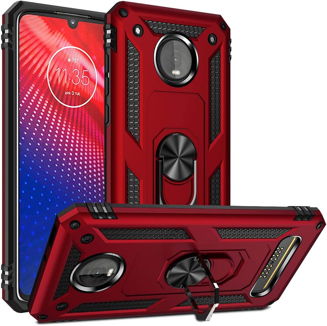 Amazon.com: Military Grade Drop Impact Case for Motorola Moto Z4 & Z4 ...