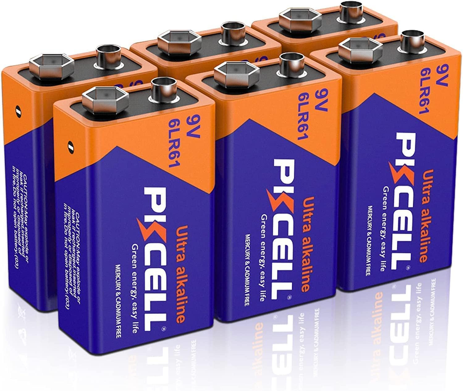 Amazon.com: Ocvrszsw 9V Battery for Smoke Detector Alkaline 9V Batteries 6LR61 9 Volt Battery, 9 ...