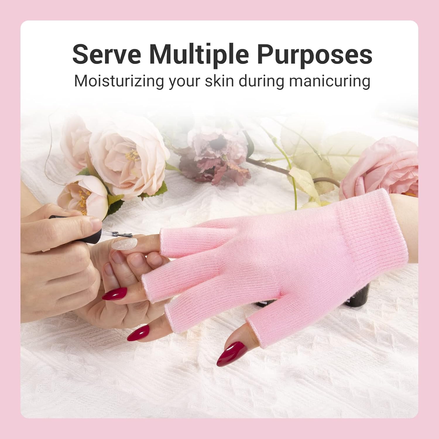 Moisturizing Gloves Fingerless Moisture Gloves Soft Moisturizing Gloves ...
