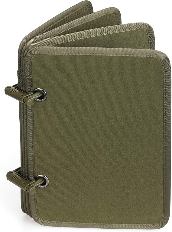 Amazon.com : LIVANS Tactical Patch Booklet Organizer, Flip-Page Patch ...