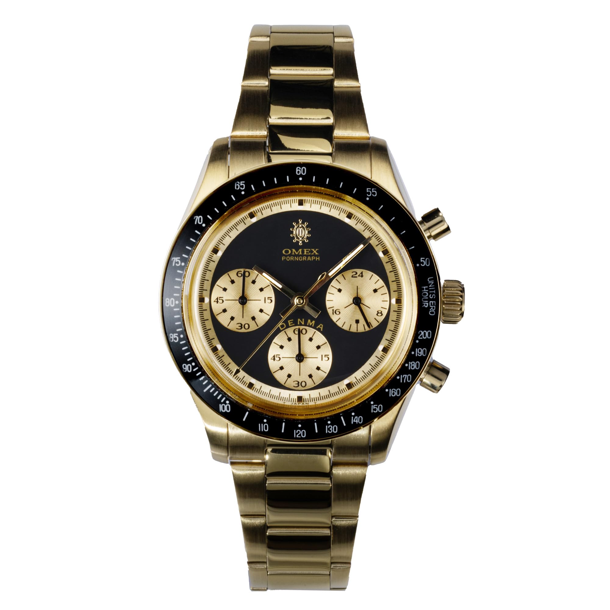 Amazon.co.jp: [OMECO] 腕時計 メンズ オメックス デンマ DENMA ヴィンテージモデル 3気圧防水 omeco時計 ...